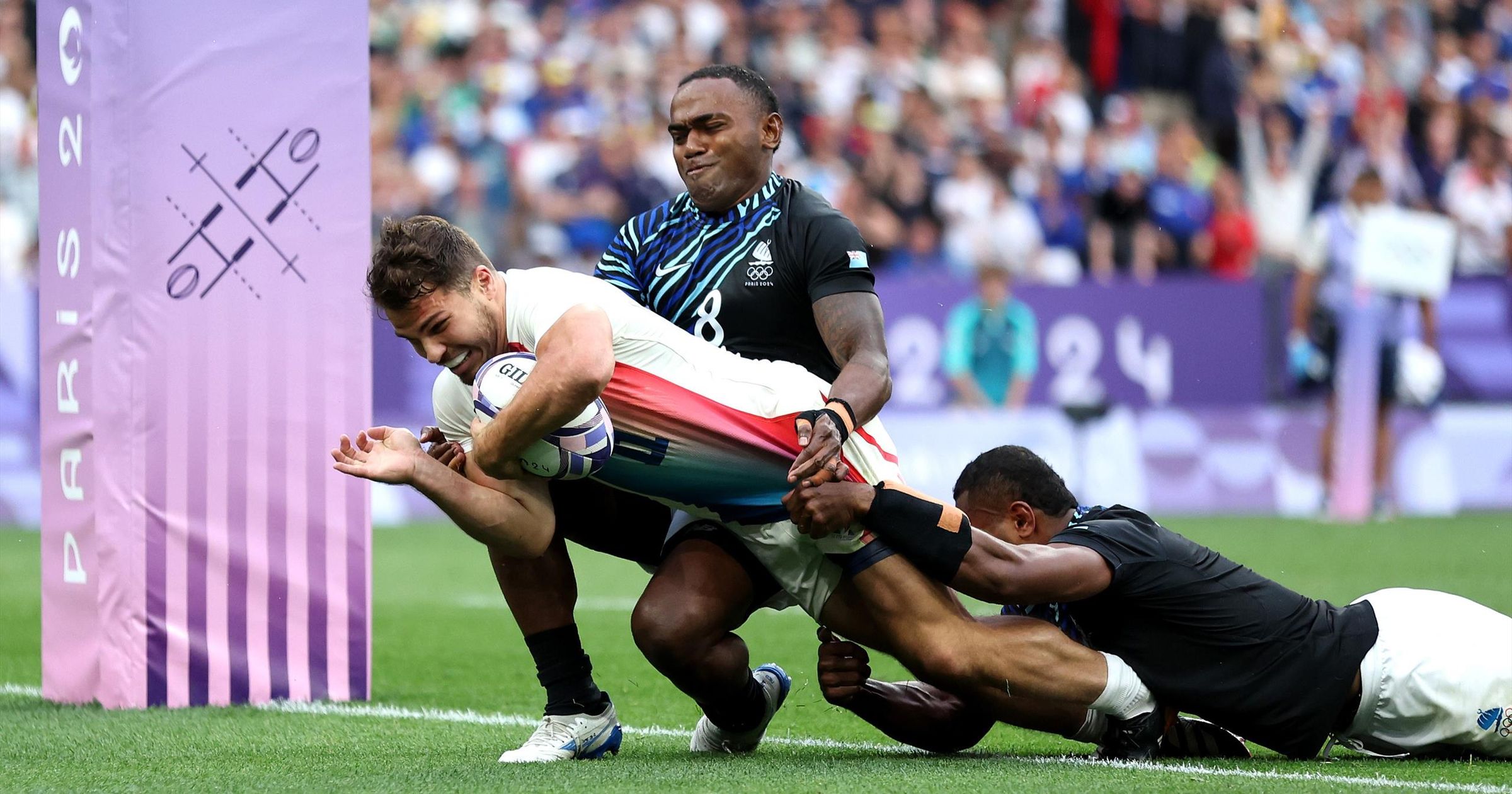 Rétro Jeux Olympiques Paris 2024 | Une masterclass en finale : le festival Antoine Dupont face ...