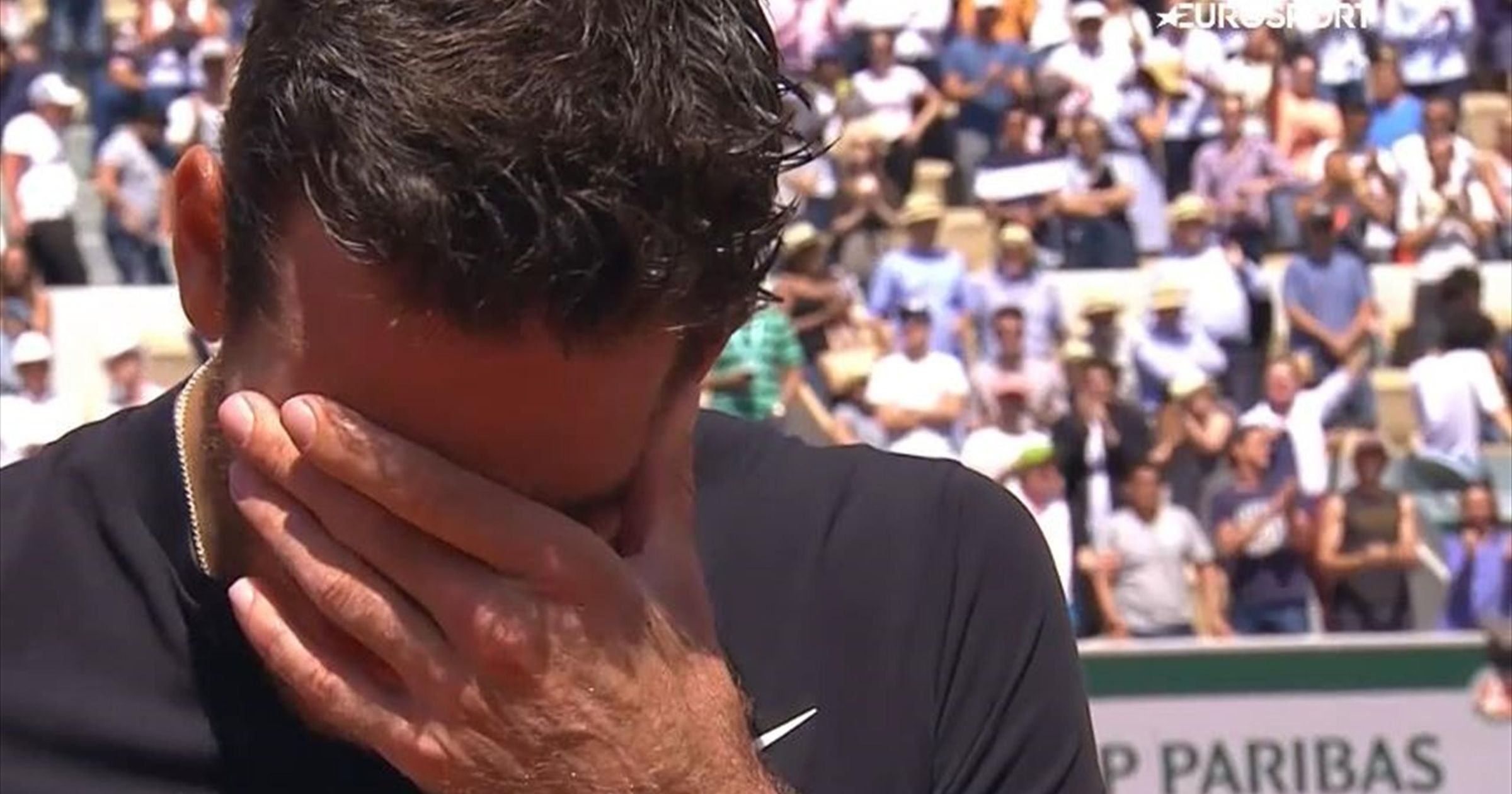 French Open: Del Potro wird nach Sieg über Cilic von Tränen übermannt ...