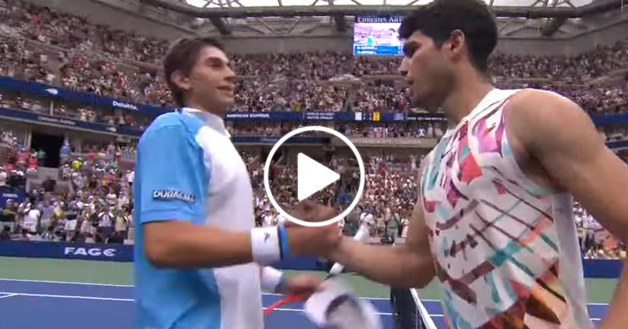 US Open 2023 - Video: Arnaldi-Alcaraz, gli highlights della partita in ...