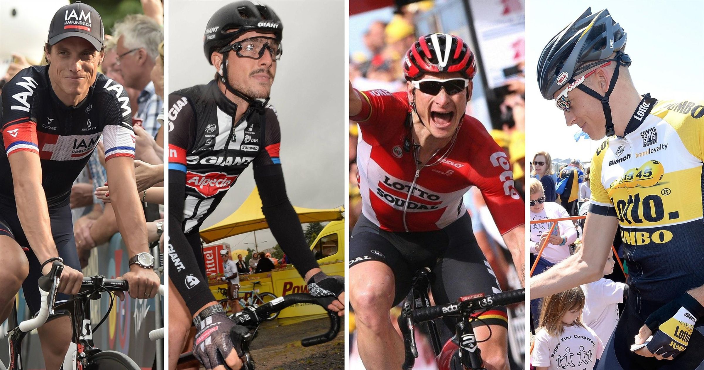 Tour-Zeugnisse der Teams (III): Giant, IAM, Lampre, Lotto, Katusha ...