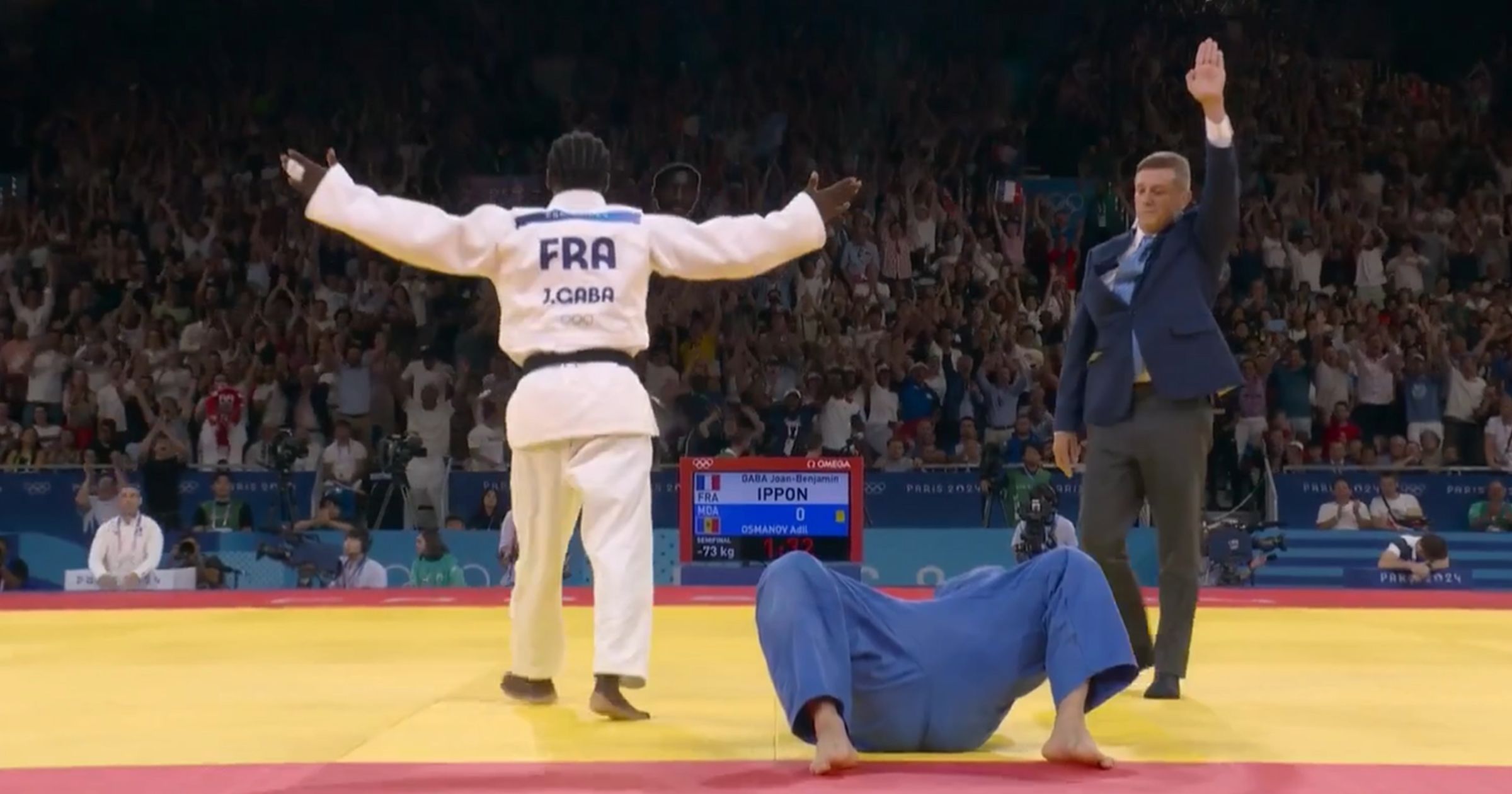Jeux Olympiques Paris 2024 | -73 kg | Joan-Benjamin Gaba en finale ...