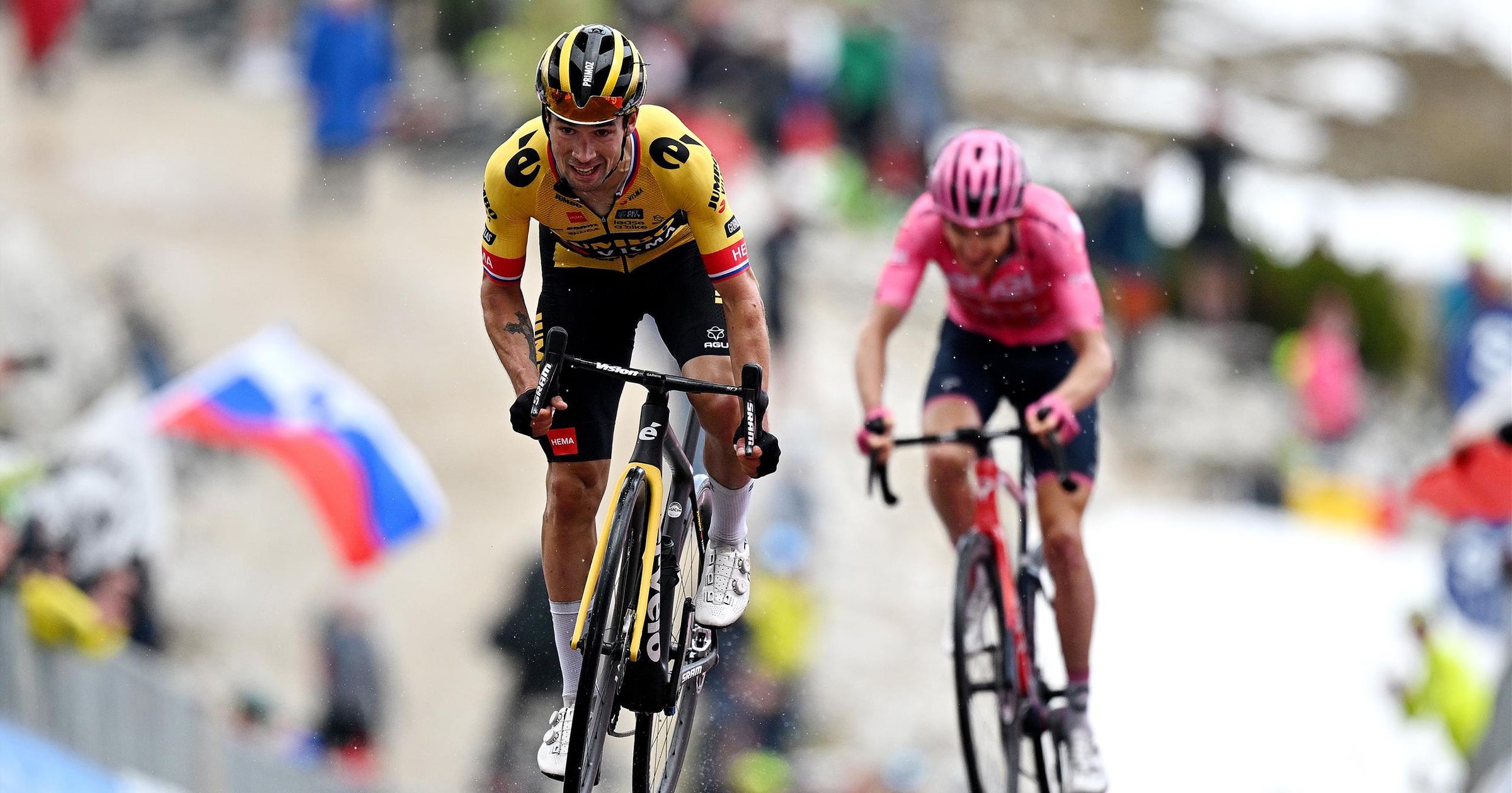 Giro de Italia 2023 | La brutal pelea final entre Thomas y Roglic: El ...