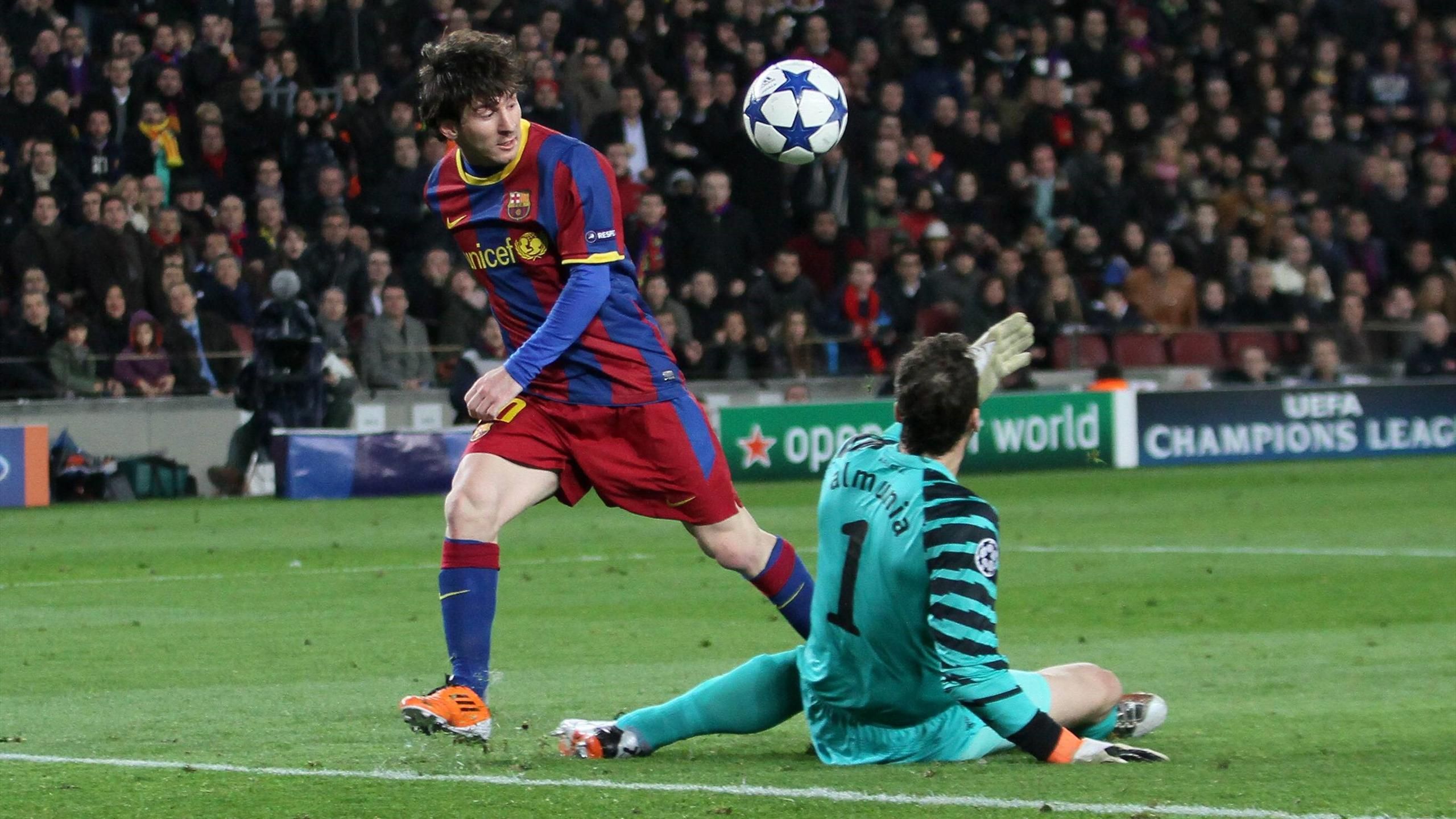 Arsenal-Barcelona: La noche que Messi hizo enloquecer al Camp Nou ...