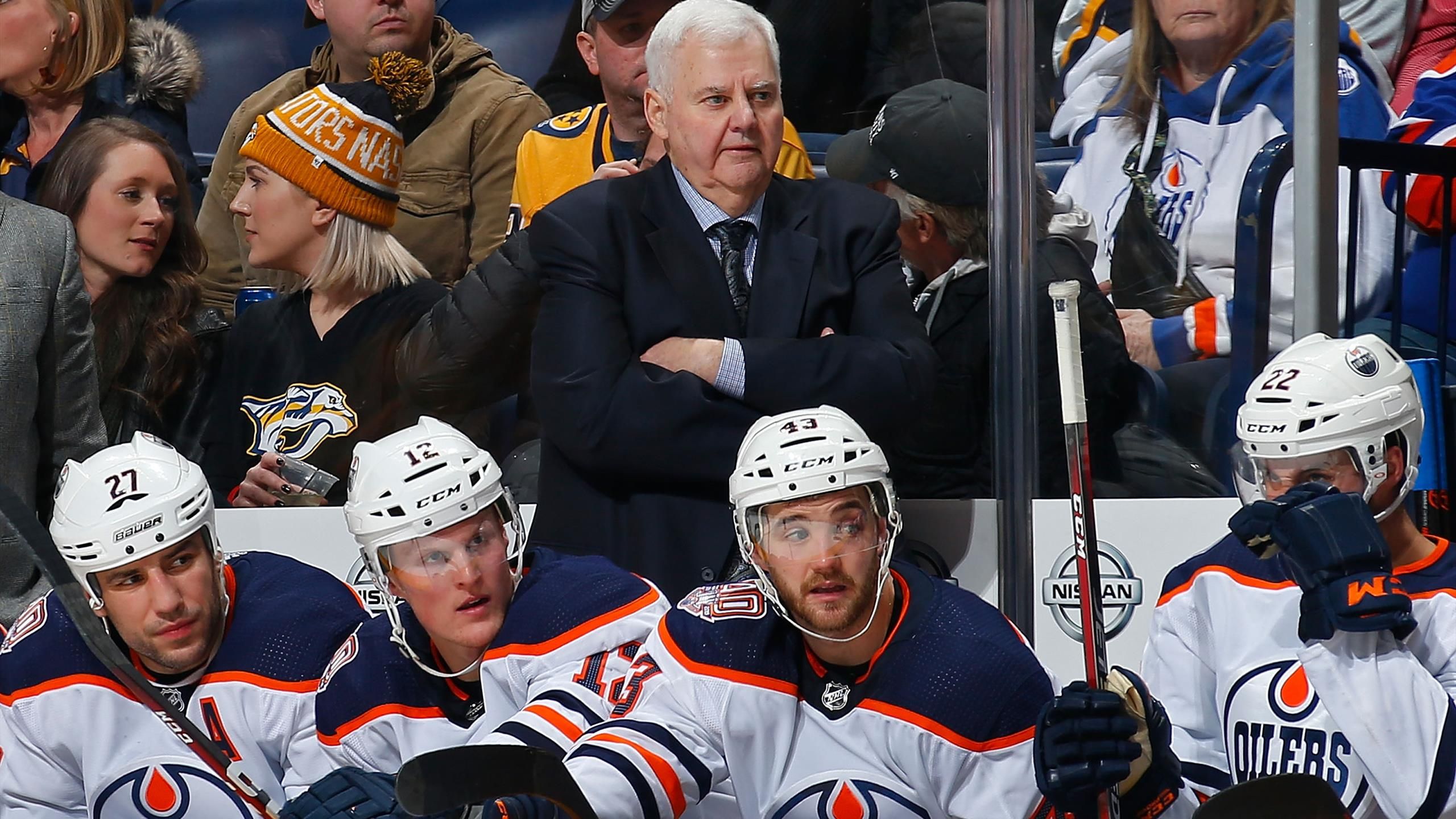 NHL: Oilers feuern Trainer Ken Hitchcock - Eurosport