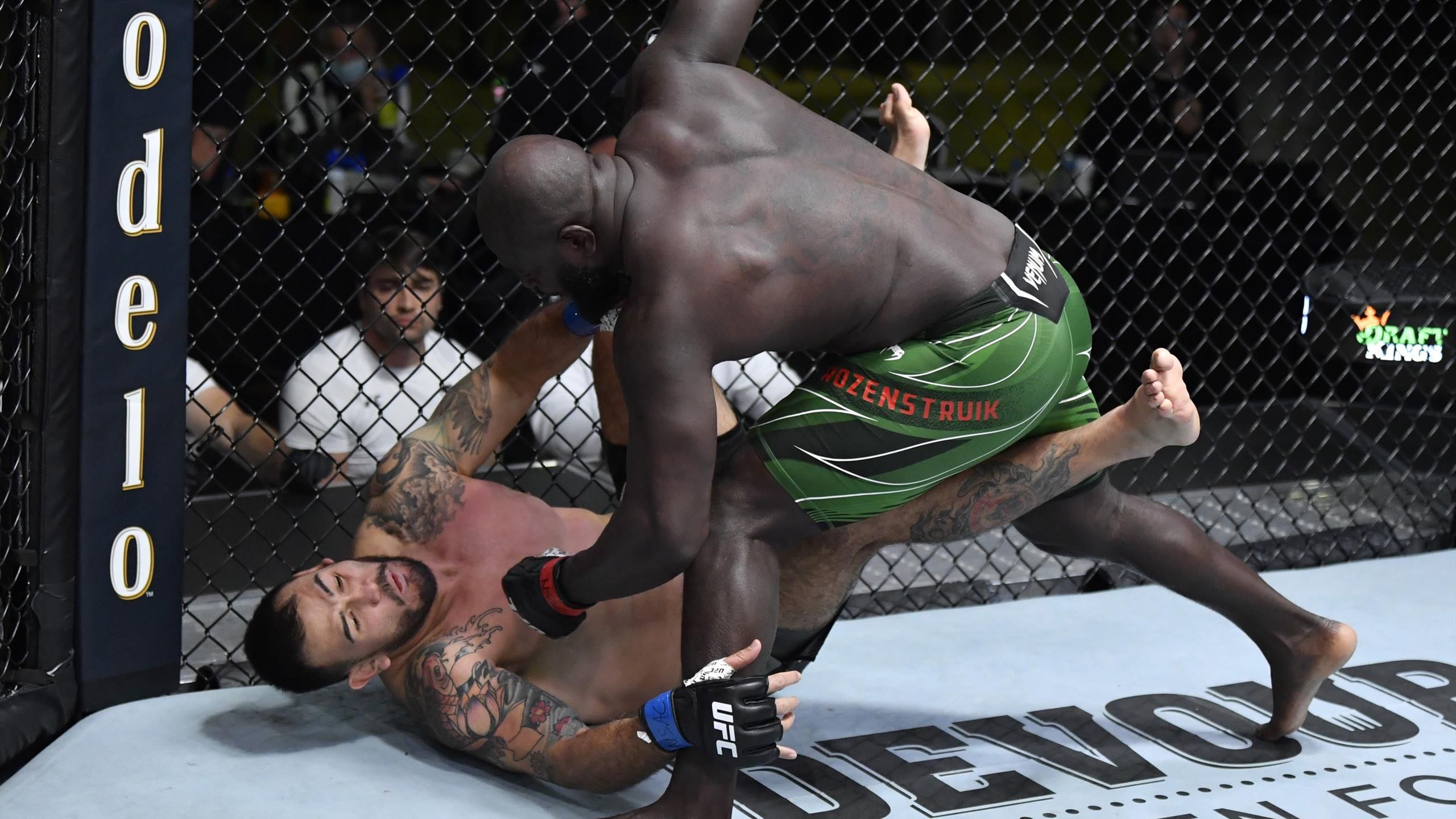 UFC Charlotte | Rozenstruik y Almeida: La fuerza bruta contra el mayor ...