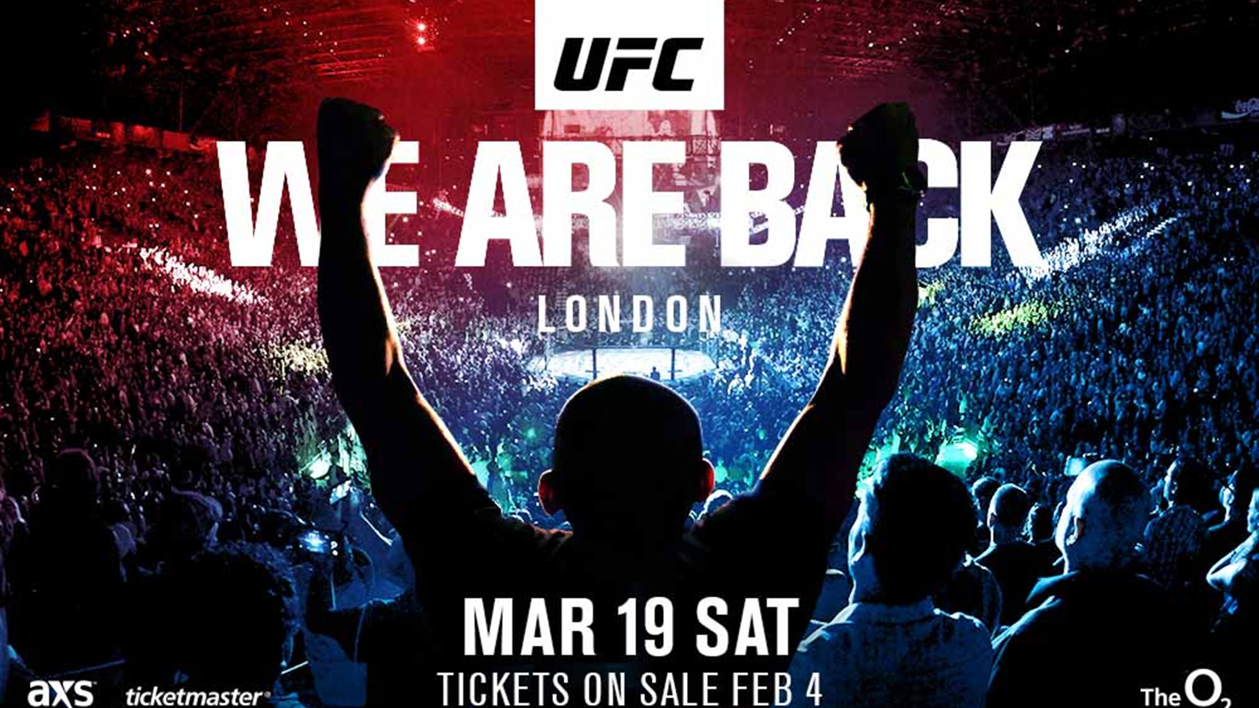UFC komt terug naar Europa - UFC London bevestigd - Eurosport