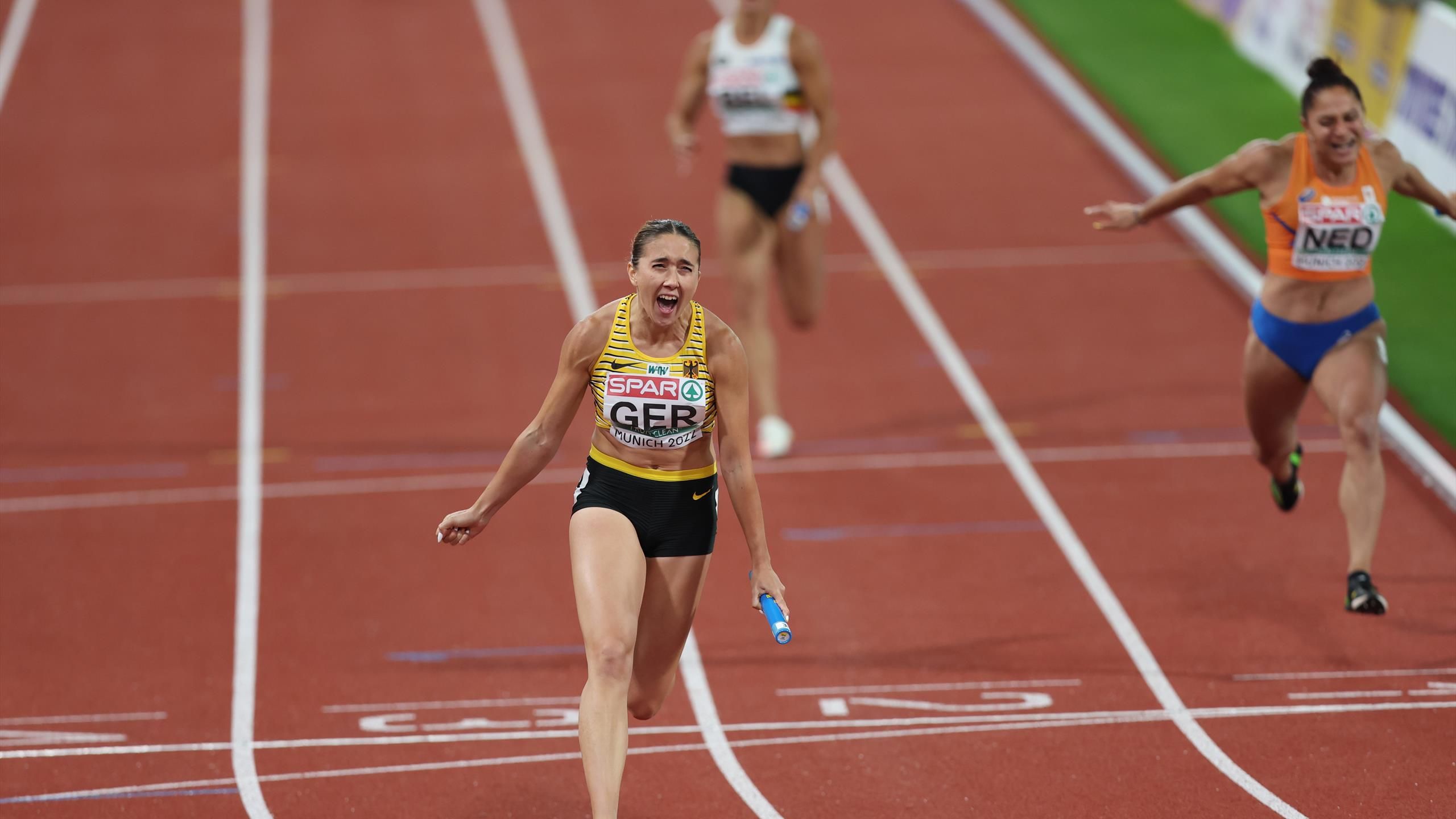 Leichtathletik-EM: 4x100-Meter-Staffel der Frauen holt Gold für ...