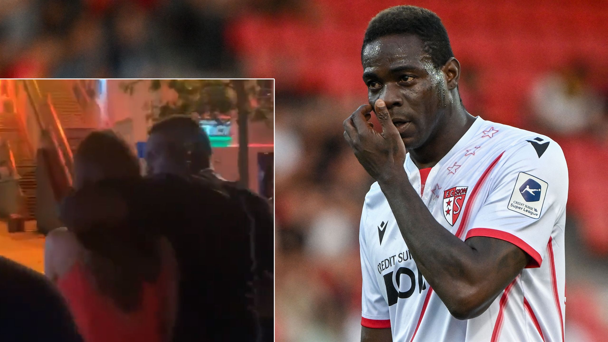 Svizzera, Mario Balotelli barcollante fuori da un locale, pizzicato da ...