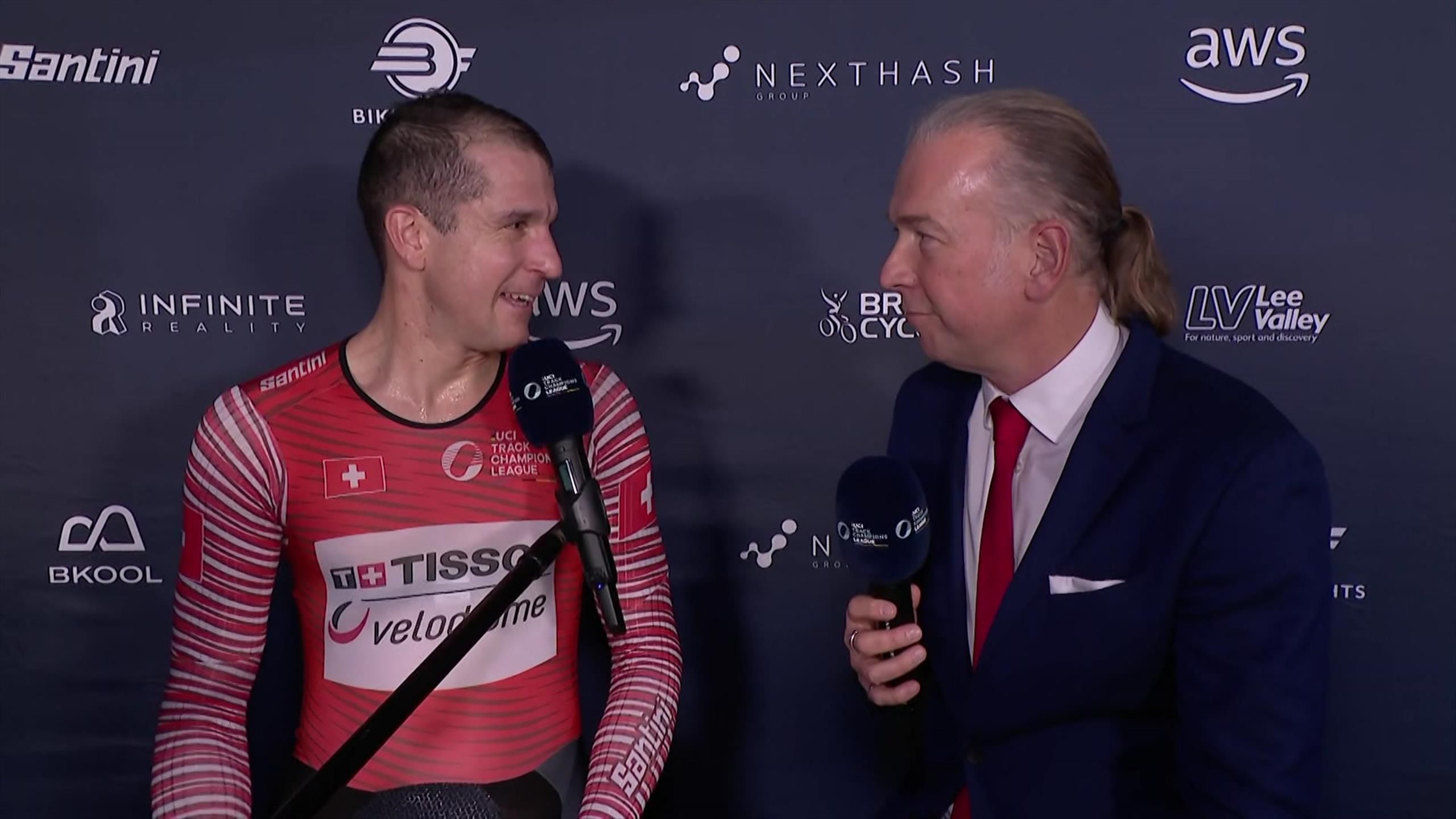 UCI Track Champions League: Claudio Imhof erfährt im Siegerinterview ...