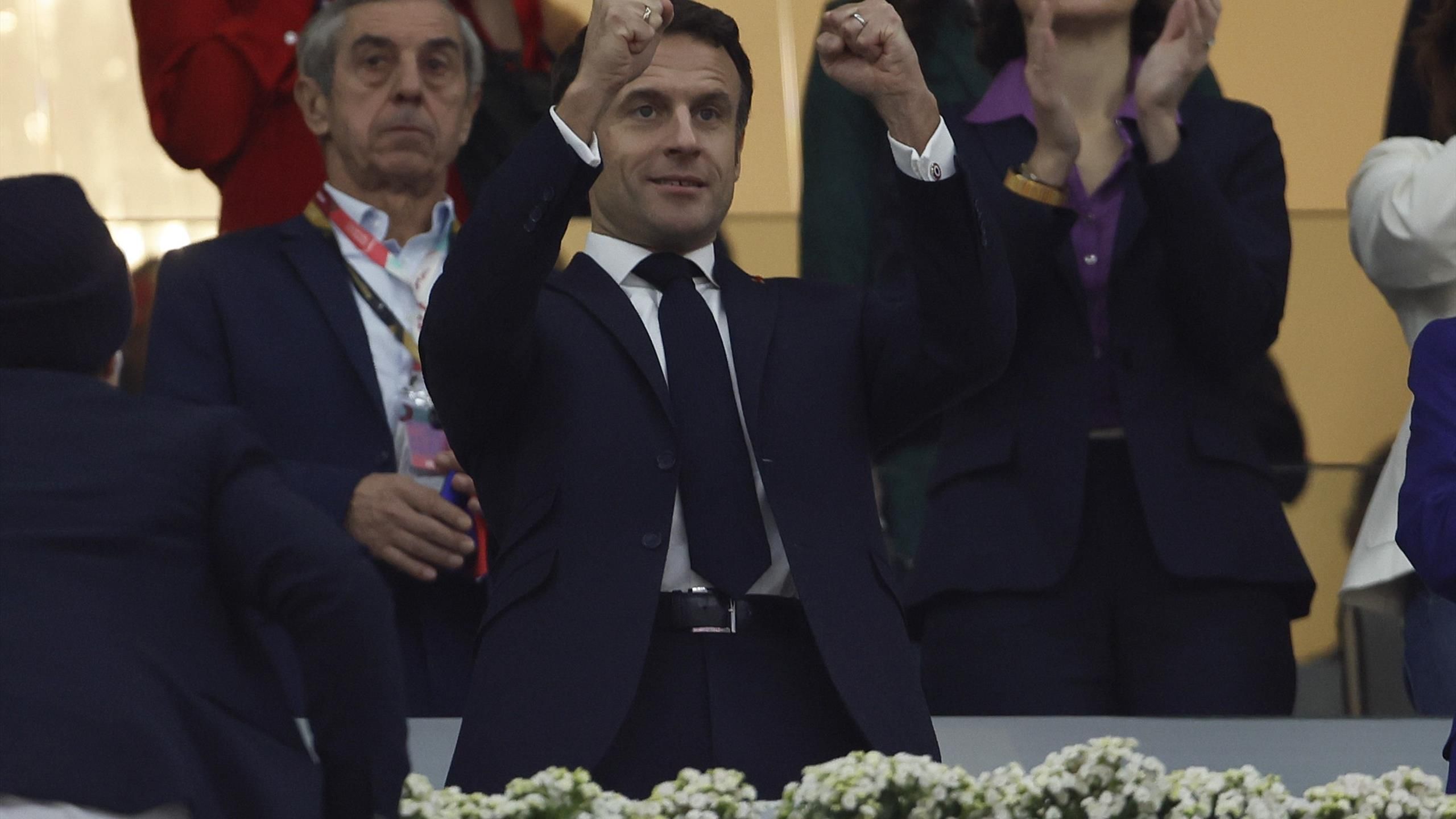 Mondial 2022 - Après France - Maroc (2-0) - Emmanuel Macron : "Didier ...