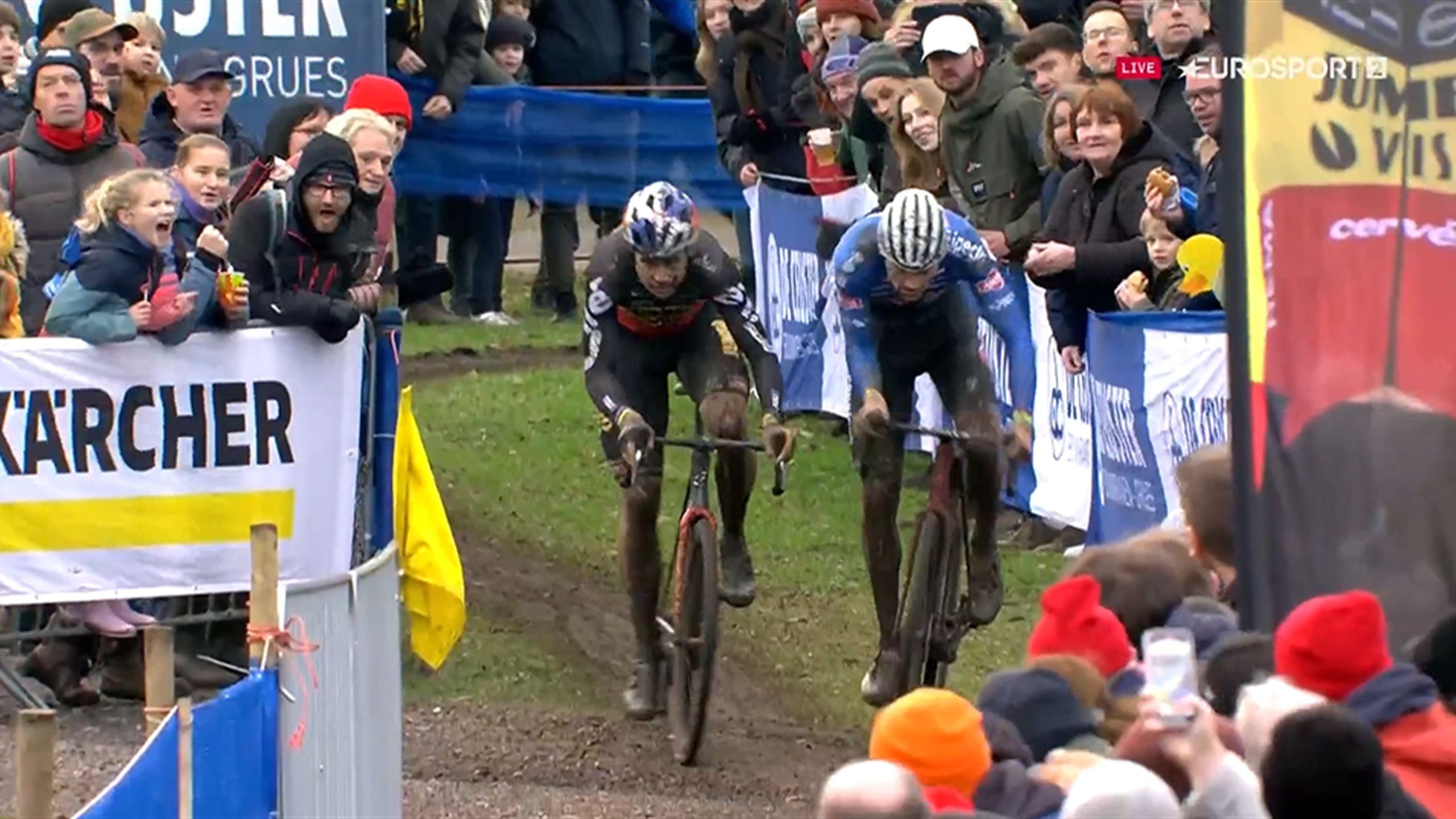 Cyclo-Cross Herentals - Mathieu Van der Poel prend sa revanche sur Wout ...