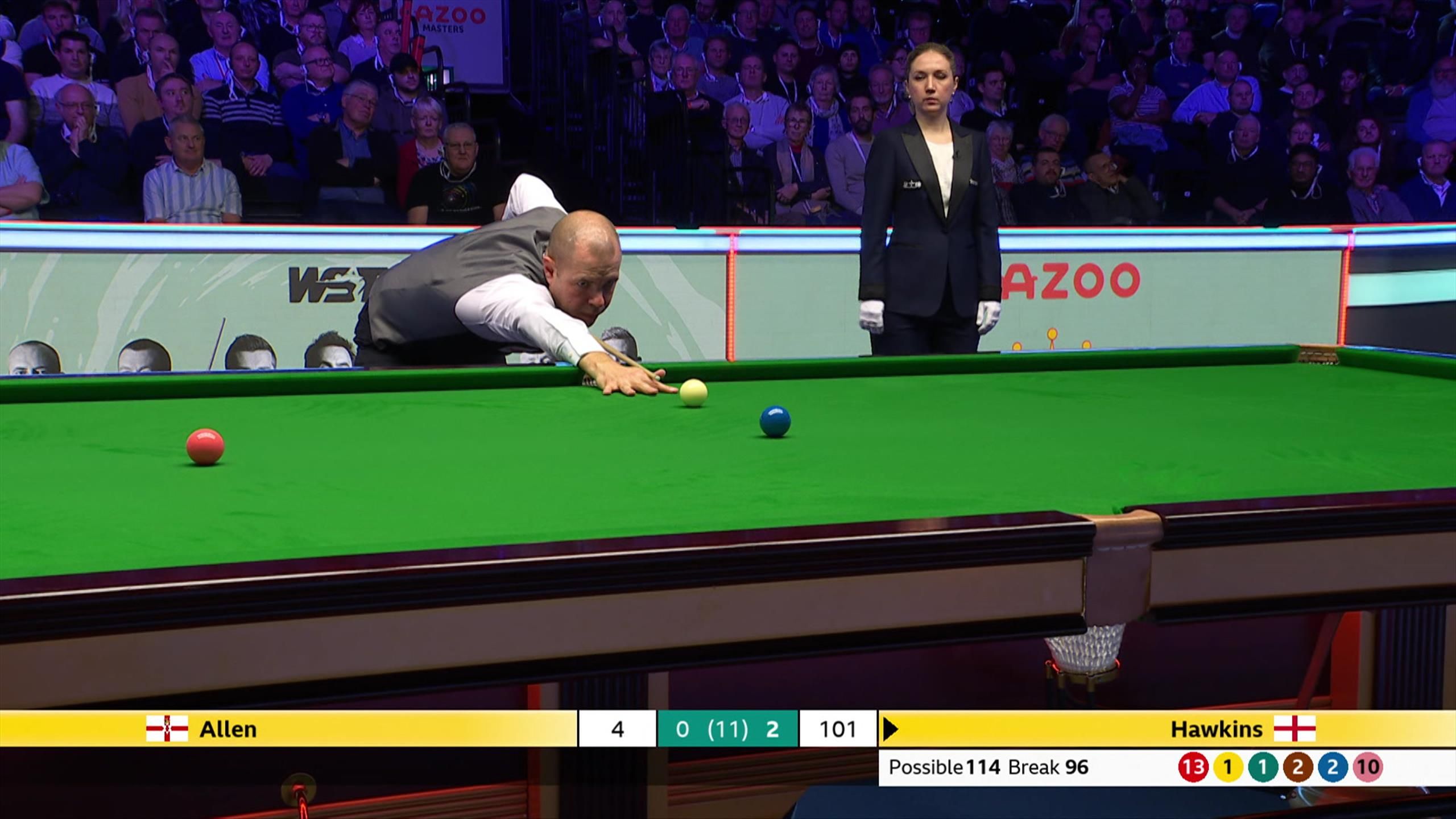 The Masters 2023 | Barry Hawkins barre a Mark Allen y se planta en ...