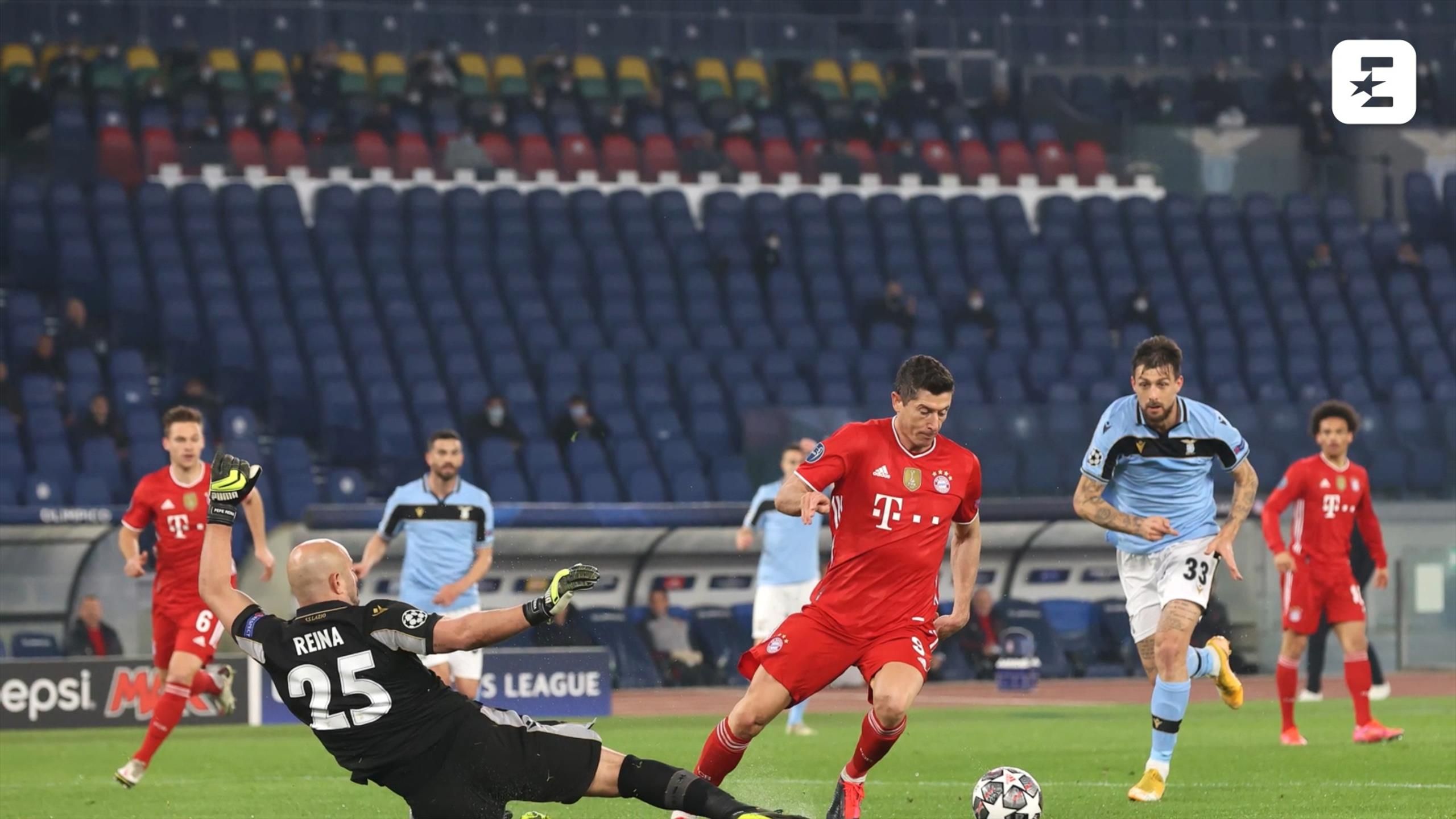 Lazio - Bayern w 1/8 finału Ligi Mistrzów - Football video - Eurosport