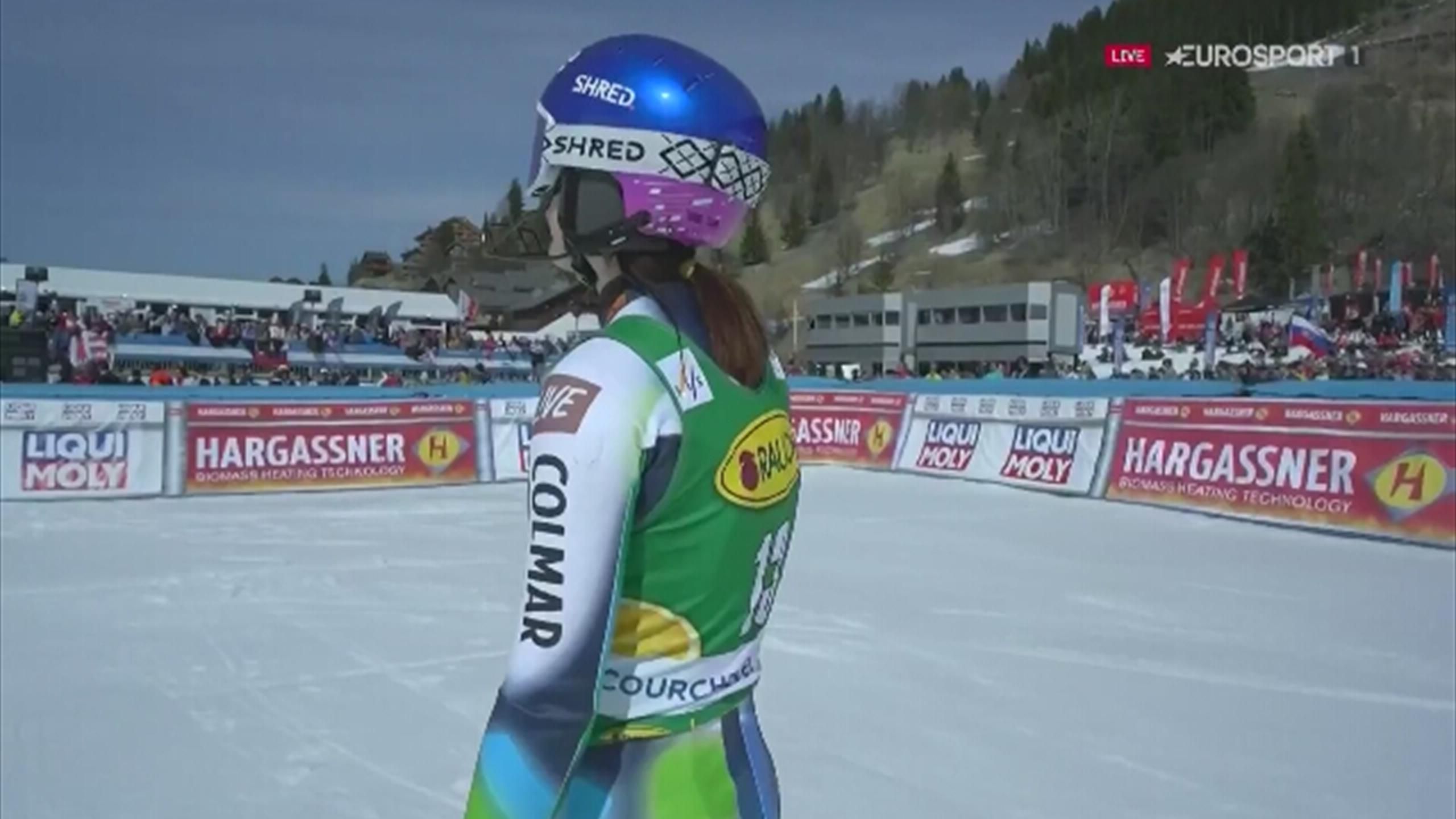 Andreja Slokar wygrała slalom w Courchevel - Sporty zimowe wideo ...