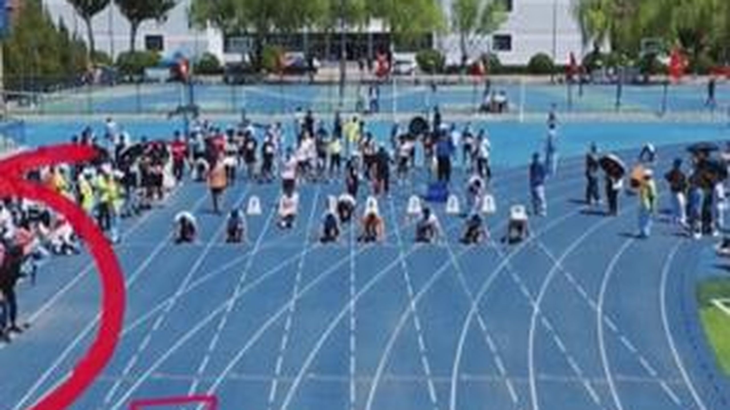 Operator kamery szybszy od sprinterów w biegu na 100 m - Athletics ...