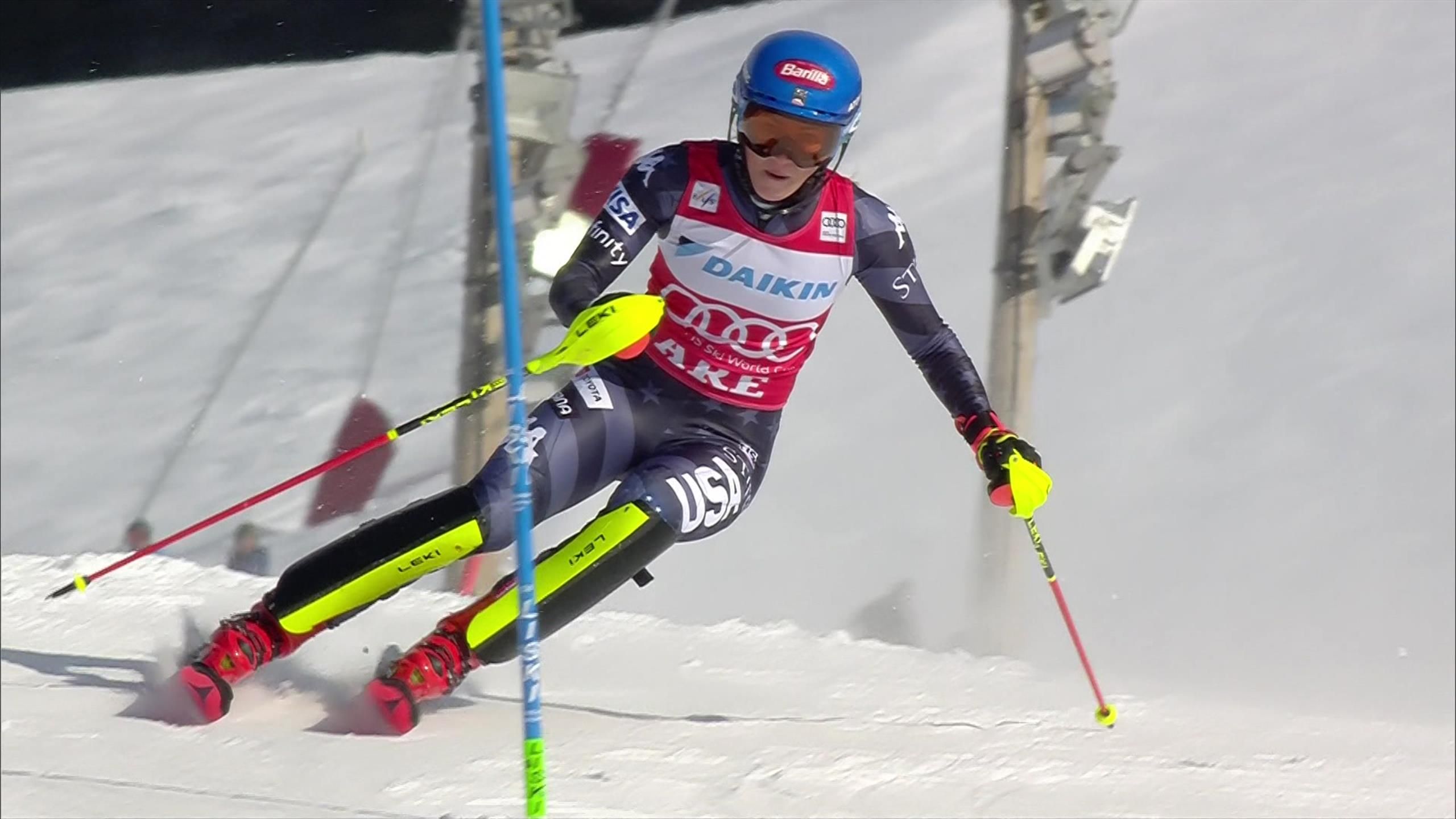 Ski Alpin Are - Erster Slalom-Durchgang: Mikaela Shiffrin weiterhin in ...