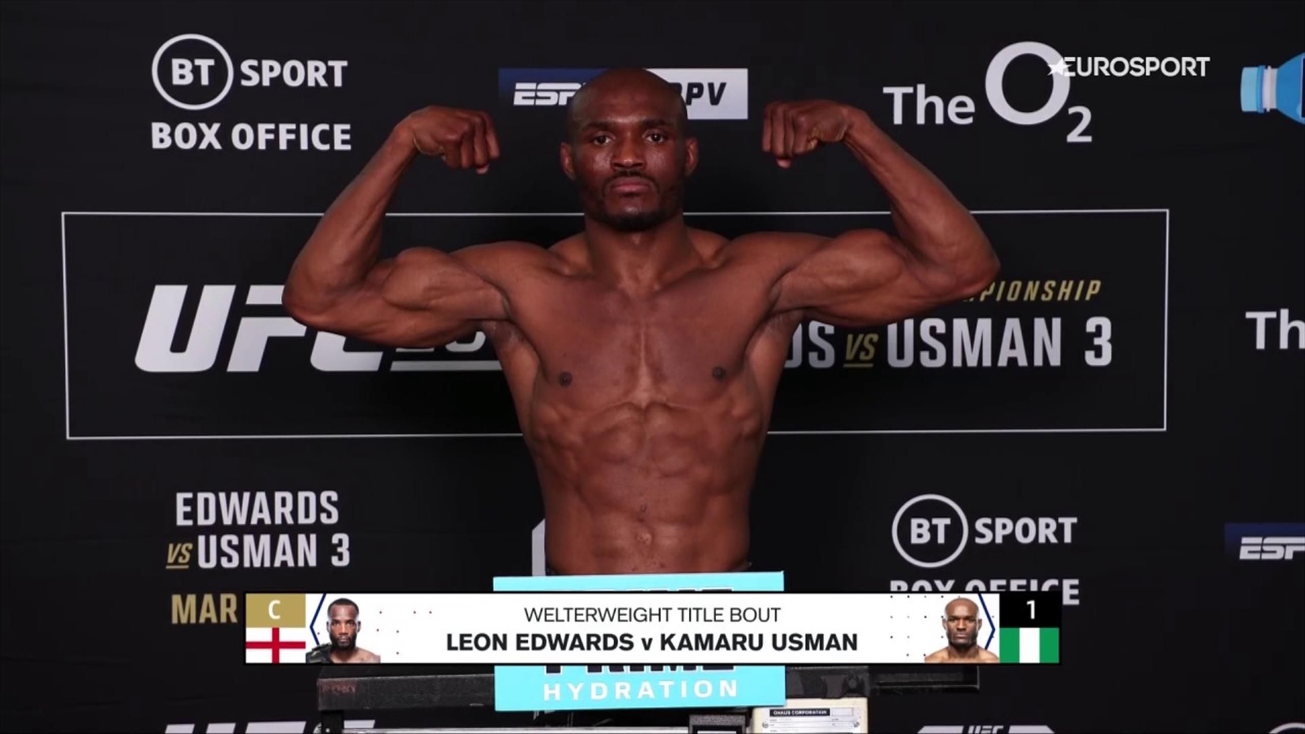 UFC 286 | Kamaru Usman is de eerste op de weegschaal - Mixed Martial ...