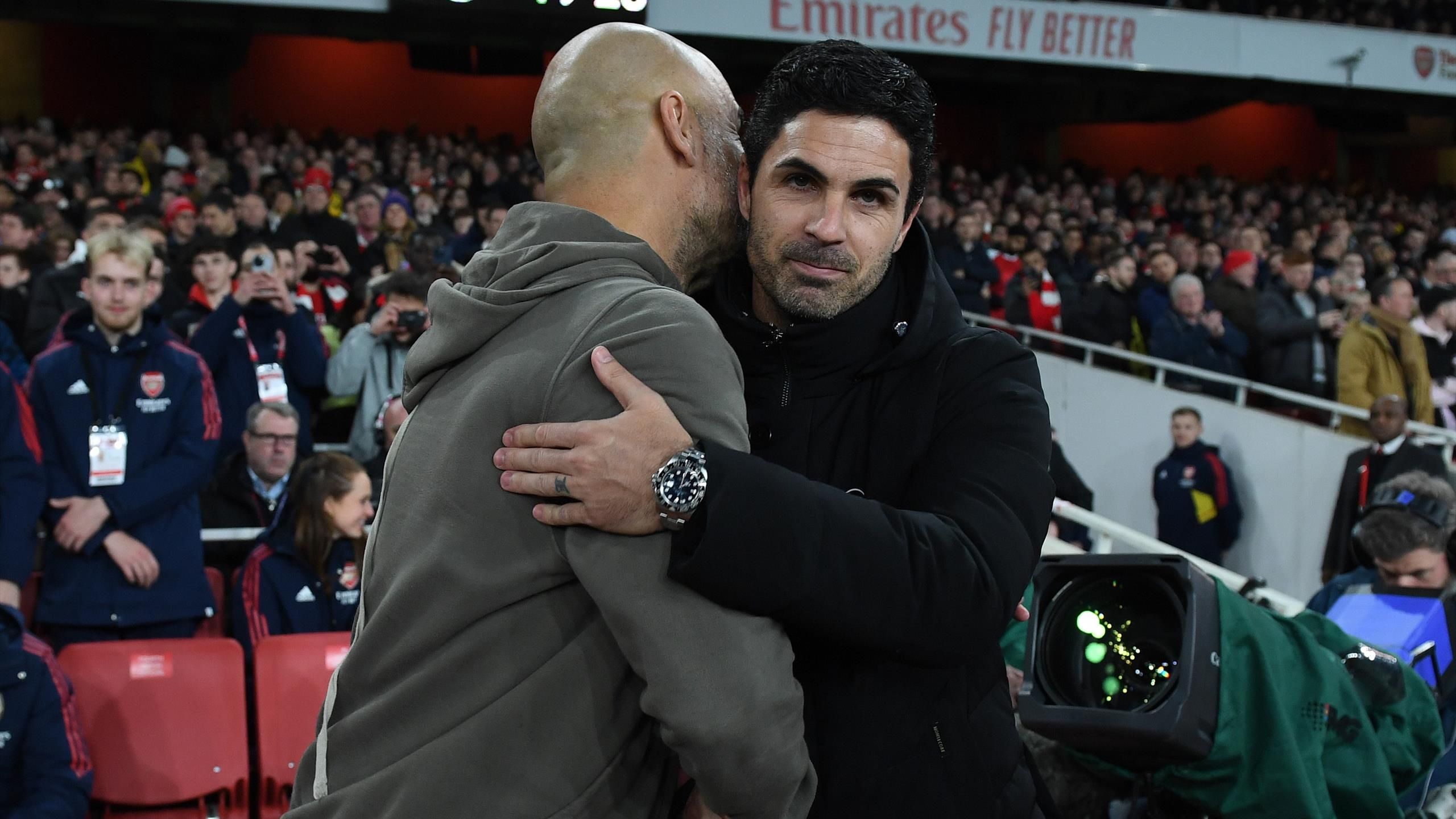 Mikel Arteta And Pep Guardiola Relishing Manchester City Clash With