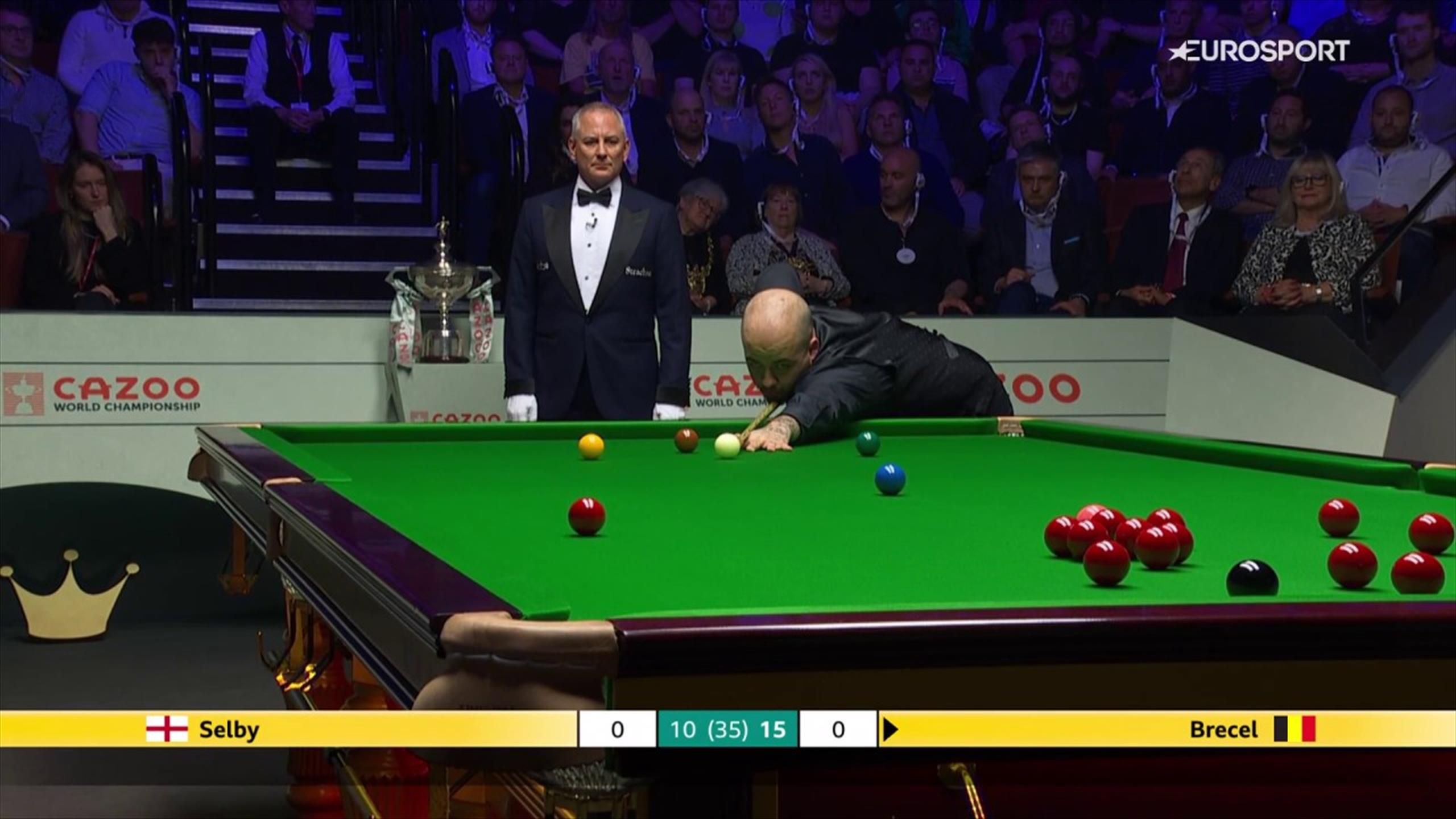 WK Snooker | Nerves of steel! - Brecel opent vierde en laatste sessie ...