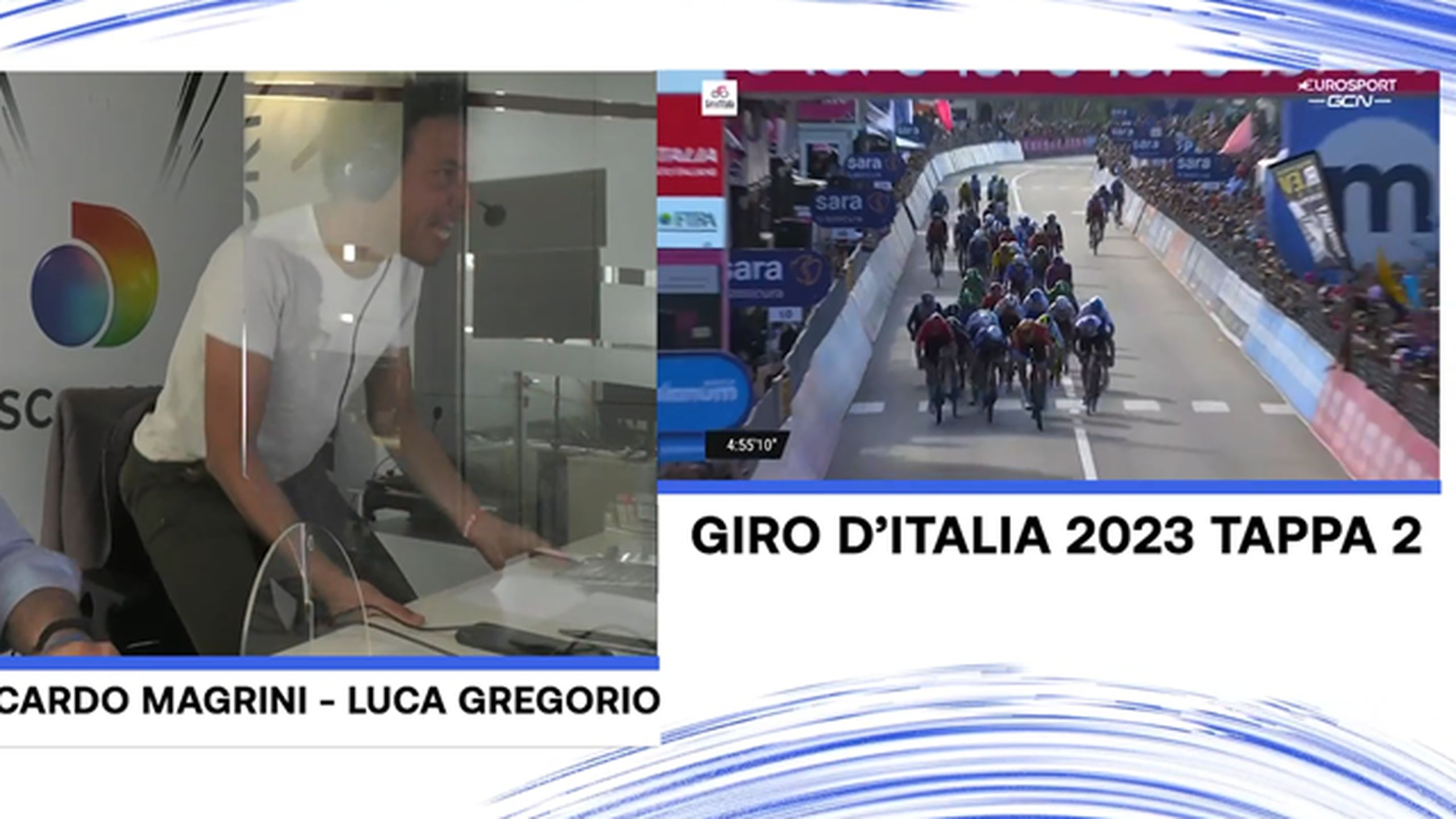 Giro d'Italia - Magrini e Gregorio impazziscono in cabina per la ...