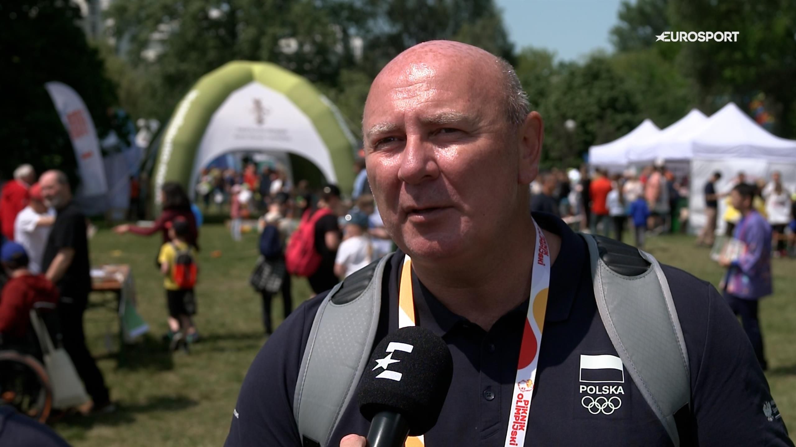 Szymon Ziółkowski podczas 24. Pikniku Olimpijskiego w Warszawie ...