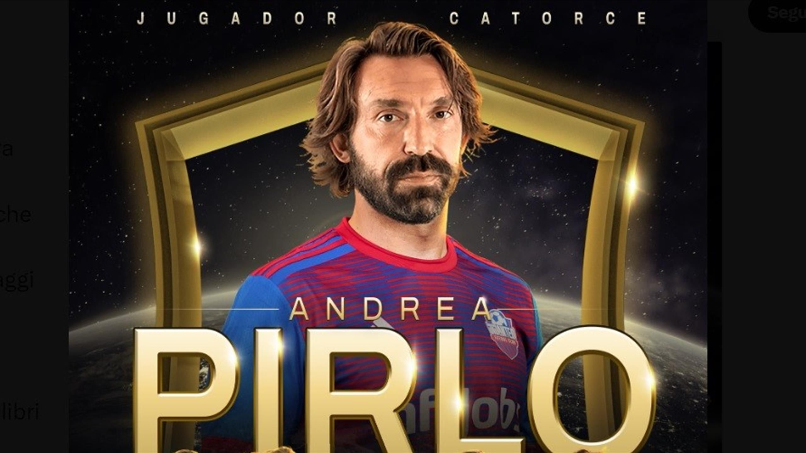 Pirlo torna in campo: giocherà nella Kings League, il torneo di calcio ...
