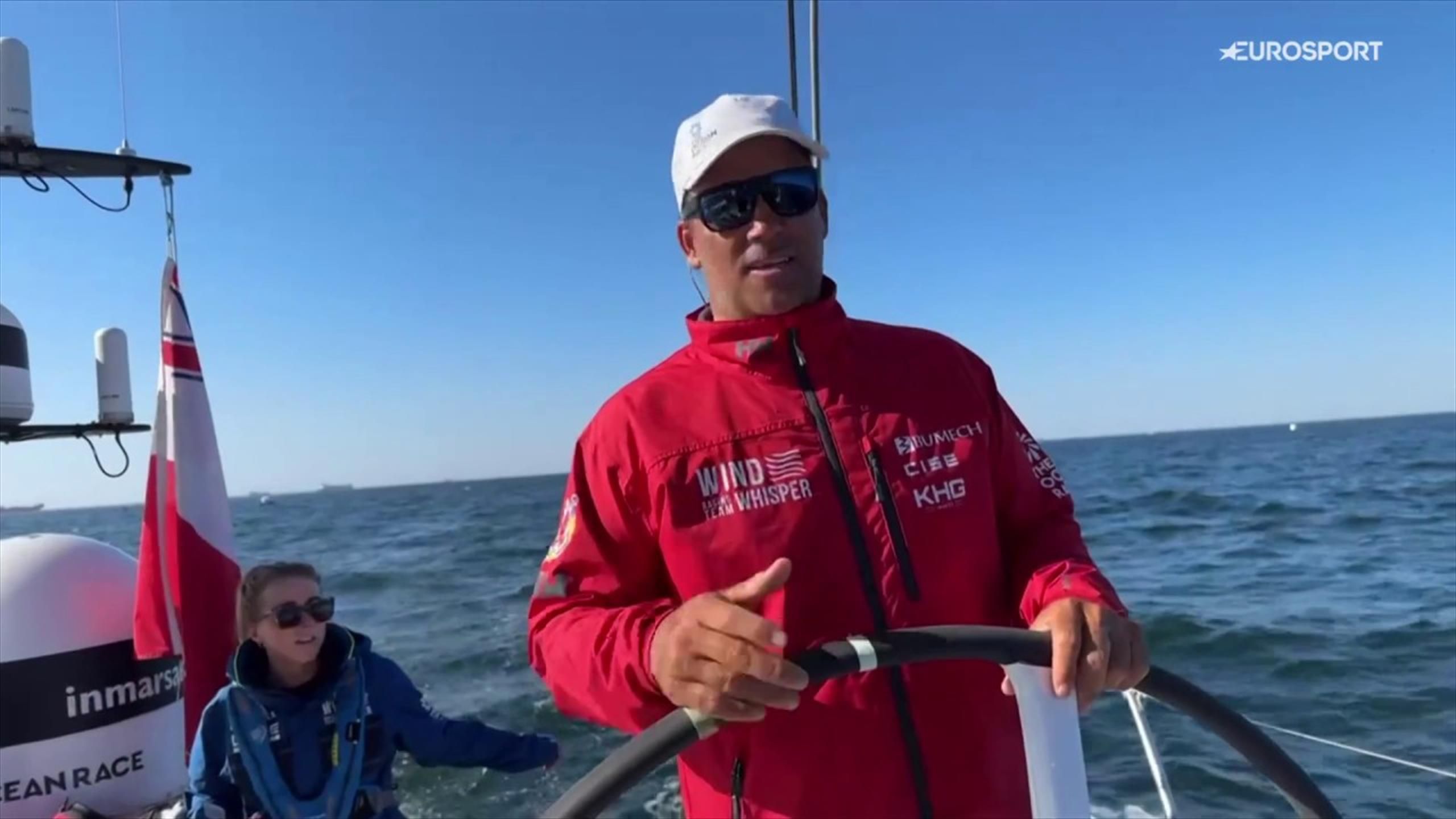 Pablo Arrarte po wyścigu portowym w Hadze - Żeglarstwo wideo - Eurosport