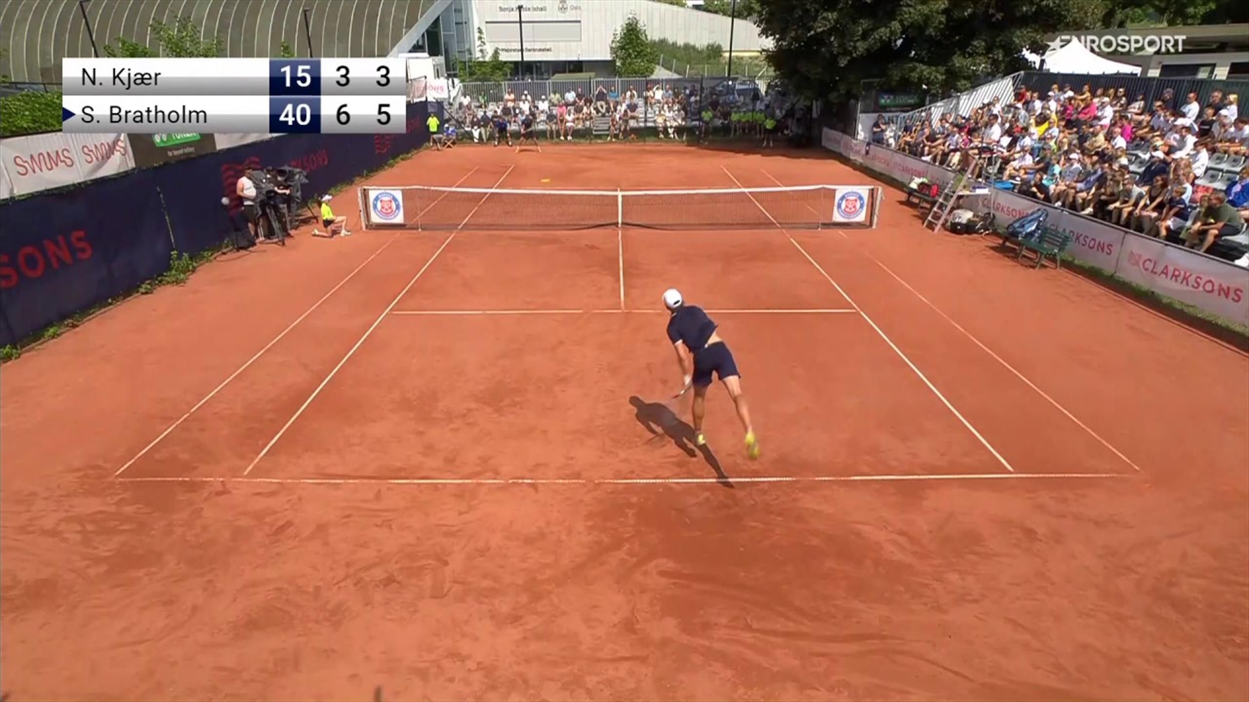 Her sikrer han NM-tittelen - Tennis video - Eurosport