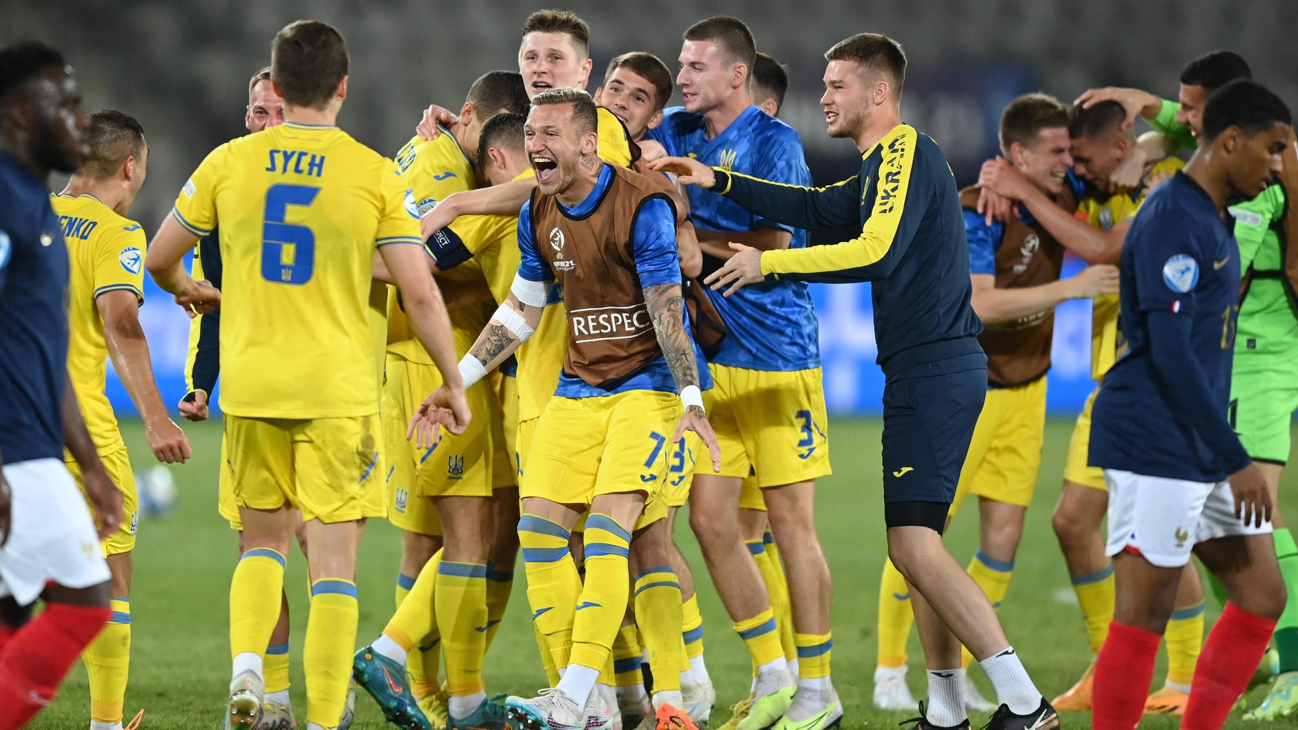 U21-EM: Ukraine feiert historischen Einzug ins Halbfinale - Gedanken ...