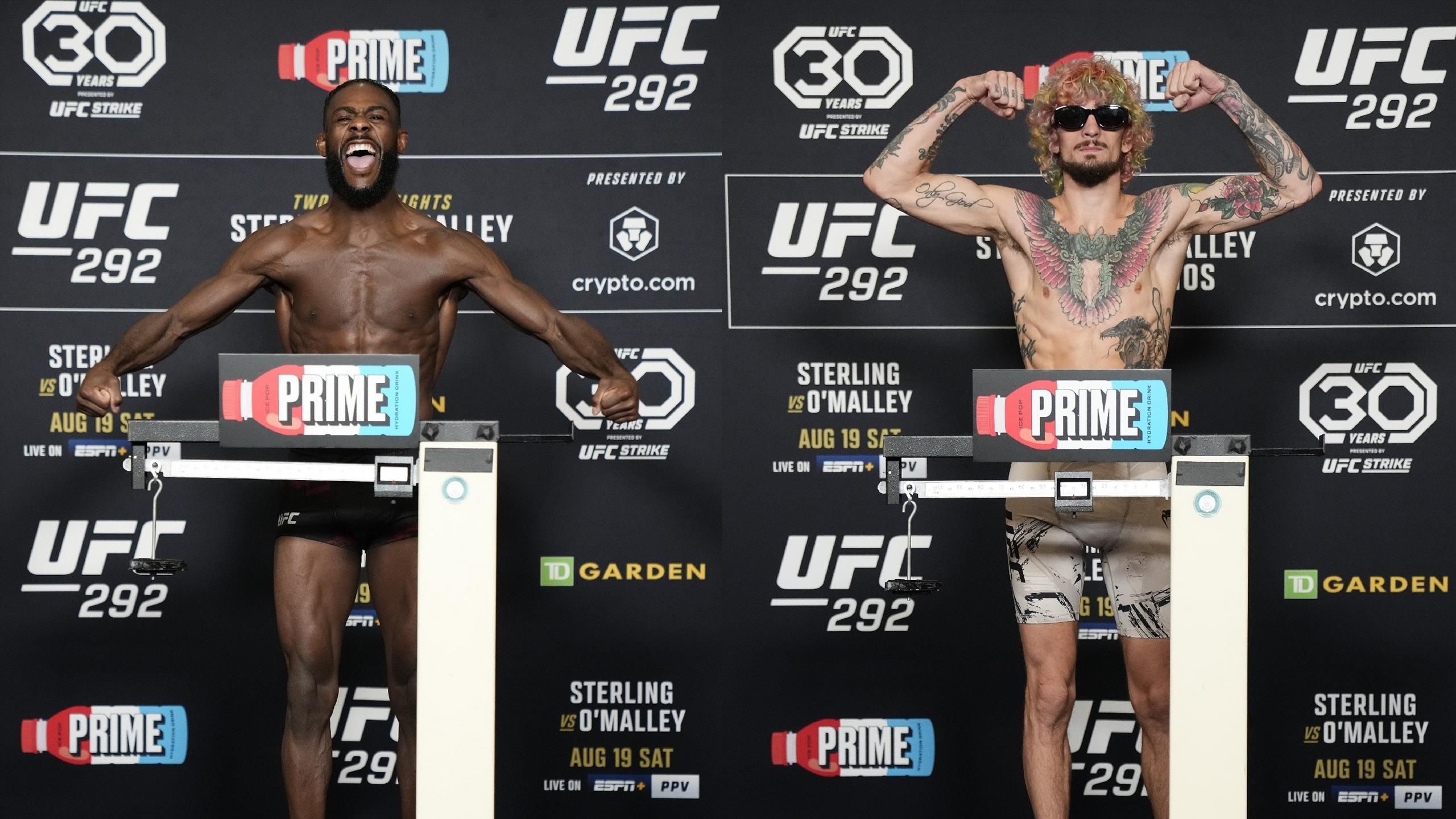 UFC 292 | Officiële wegingen: Alle vechters op gewicht in perfect ...