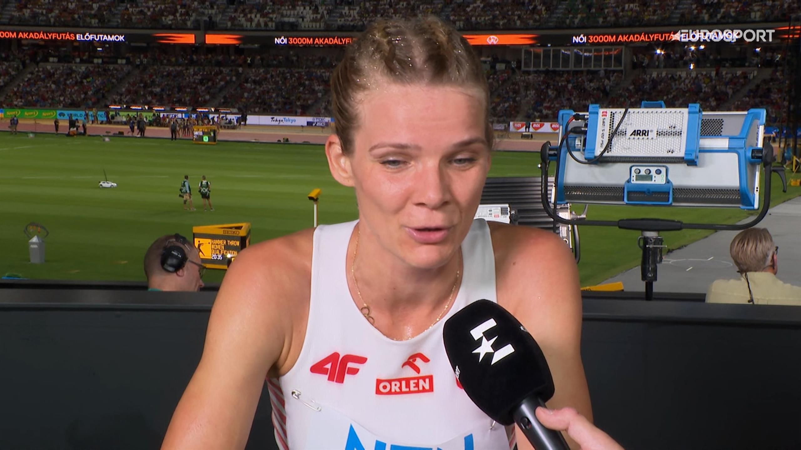 Alicja Konieczek po półfinale na 3000 m z przeszkodami na MŚ w Budapeszcie - Lekkoatletyka wideo ...