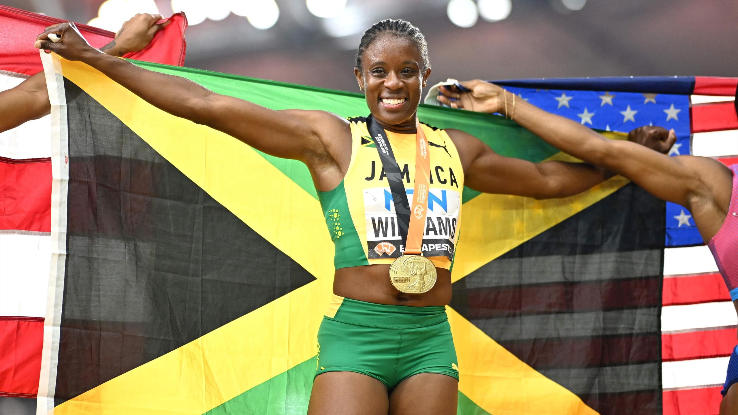 WK atletiek | Danielle Williams na acht jaar opnieuw wereldkampioene ...