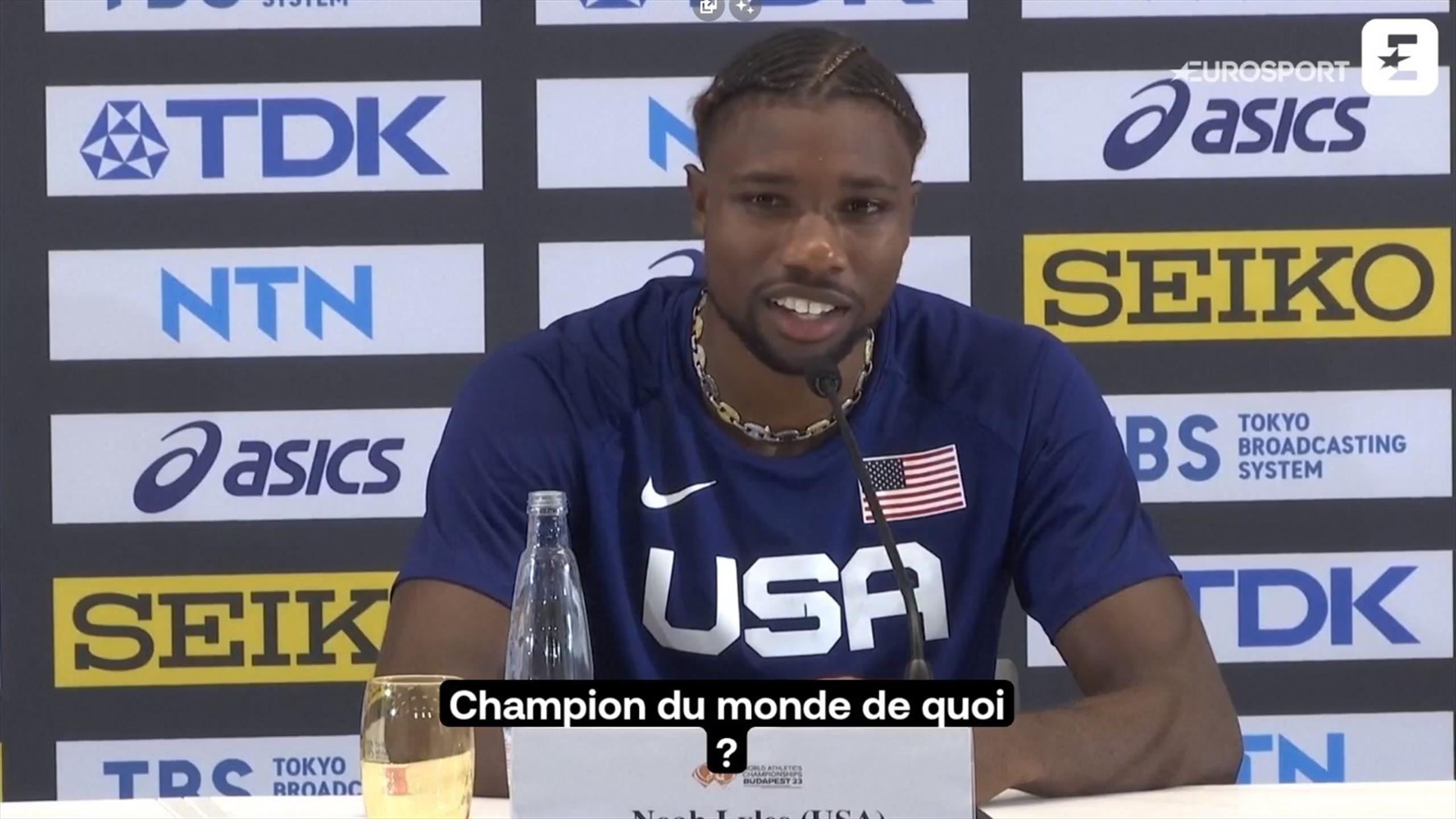 Mondiaux d'athlétisme - NBA : Noah Lyles (Etats-Unis) se moque de la ...