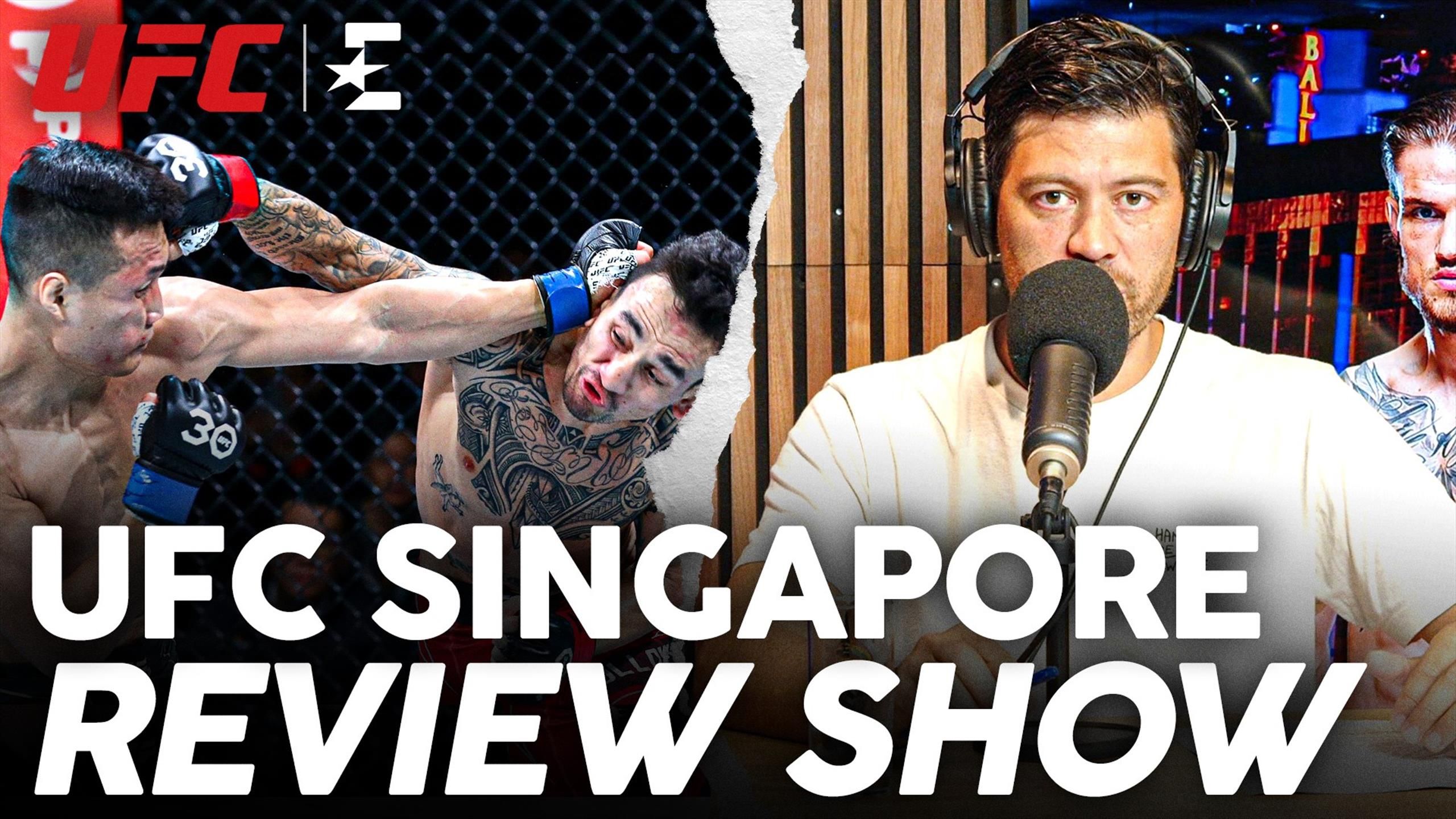 UFC Singapore | Review Show | "Holloway moet naar Lightweight ...