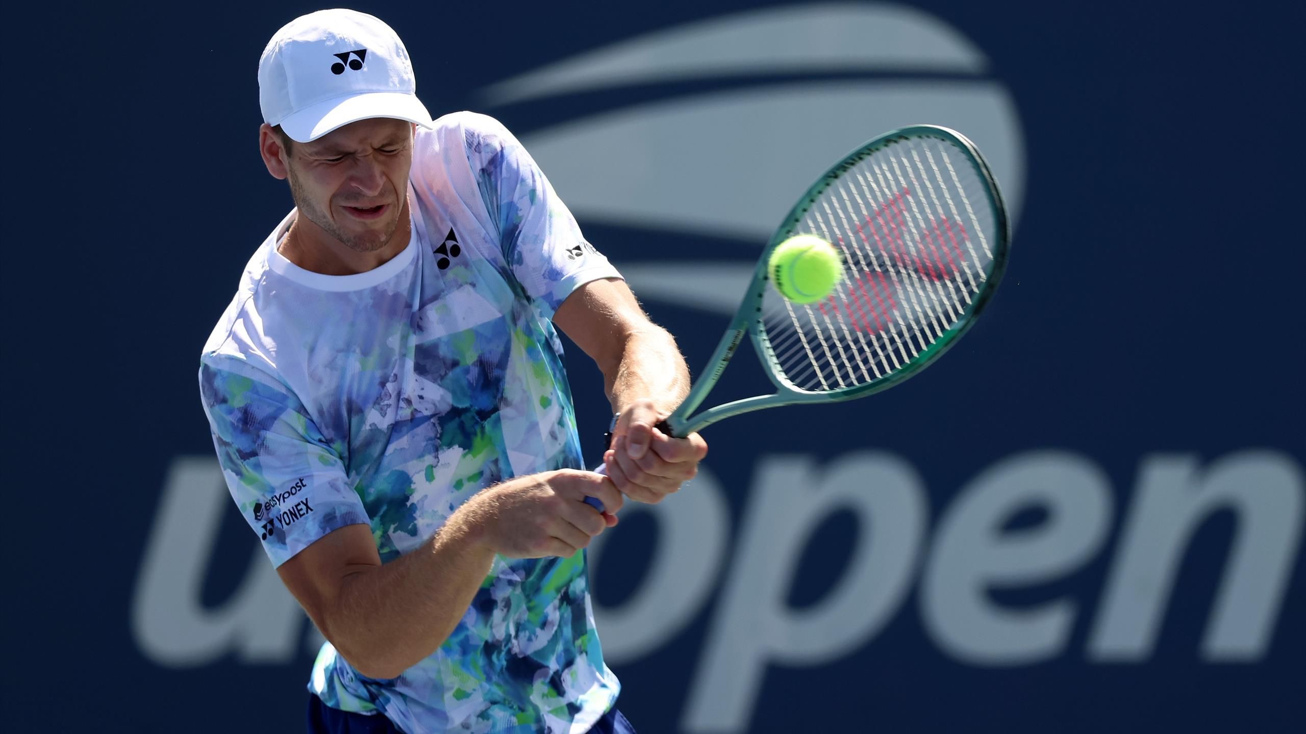 Walczył z rywalem i swoim organizmem. Hurkacz poza US Open - Eurosport