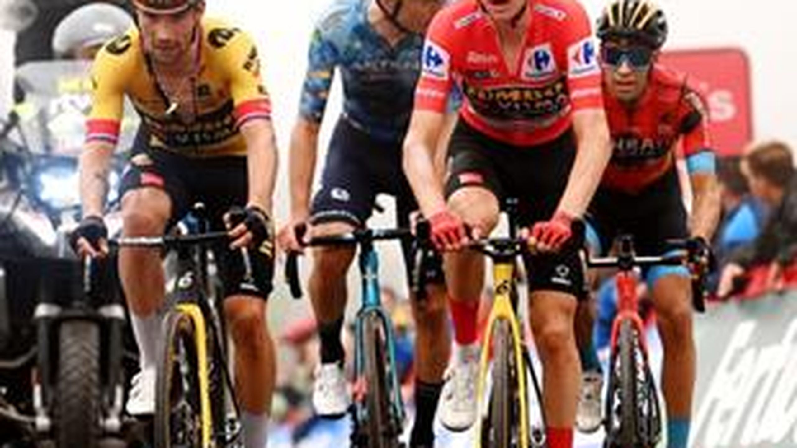 Vuelta di Spagna - Tolti 2'' a Roglic, neutralizzazione per un po' di ...