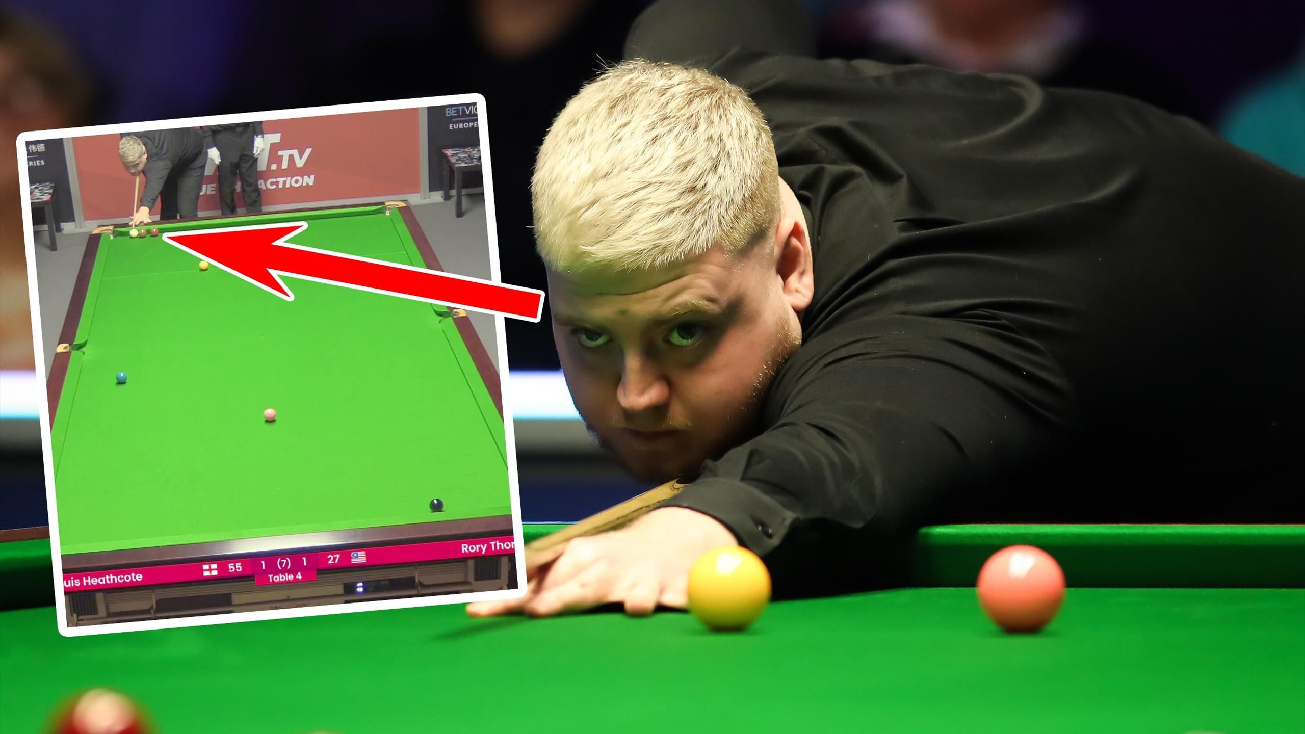 English Open snooker qualifying: Louis Heathcote produces OUTRAGEOUS ...