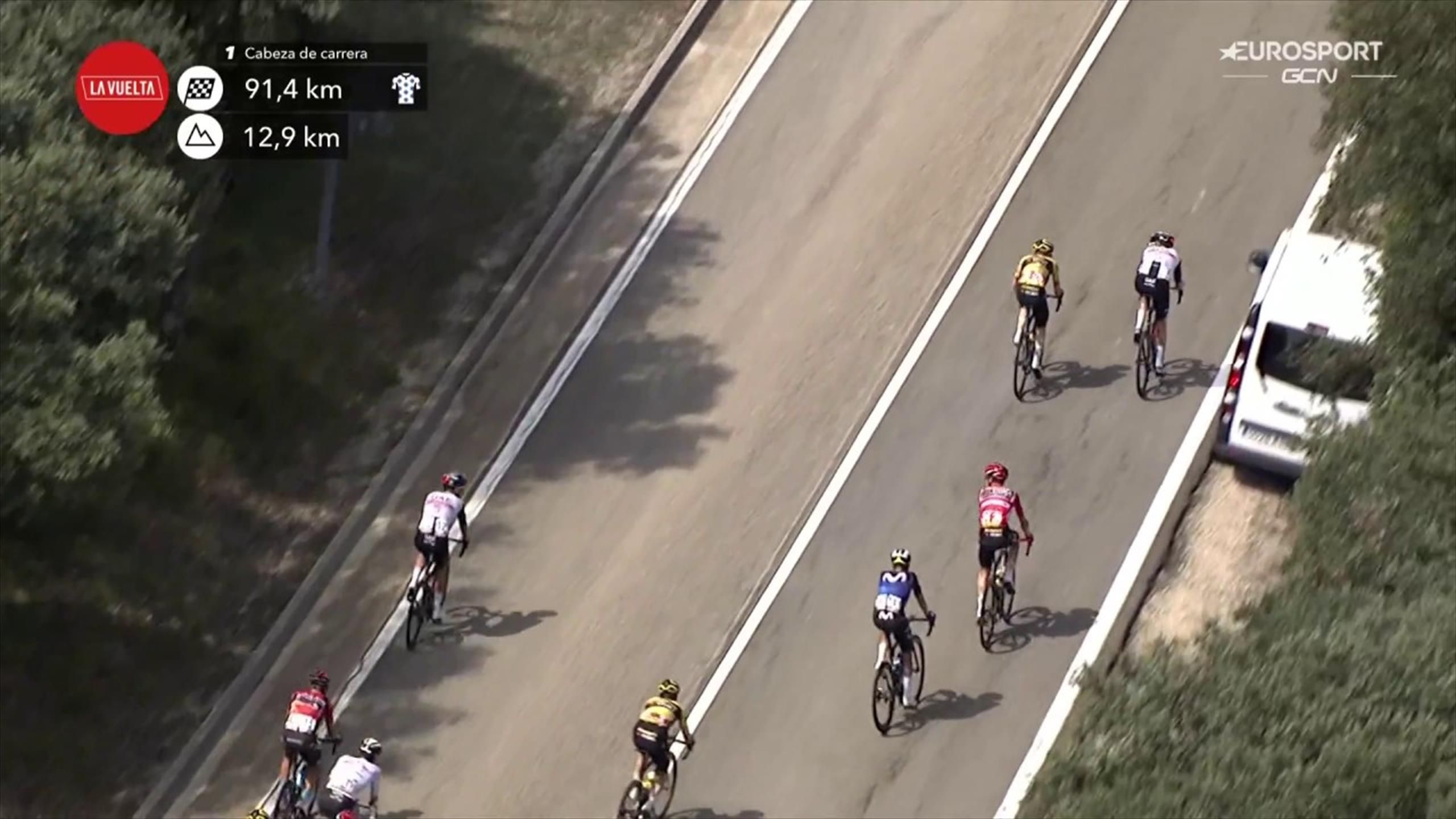 La Vuelta, vidéo - Un début de 15e étape complètement fou : l'attaque de Marc Soler et Jonas ...