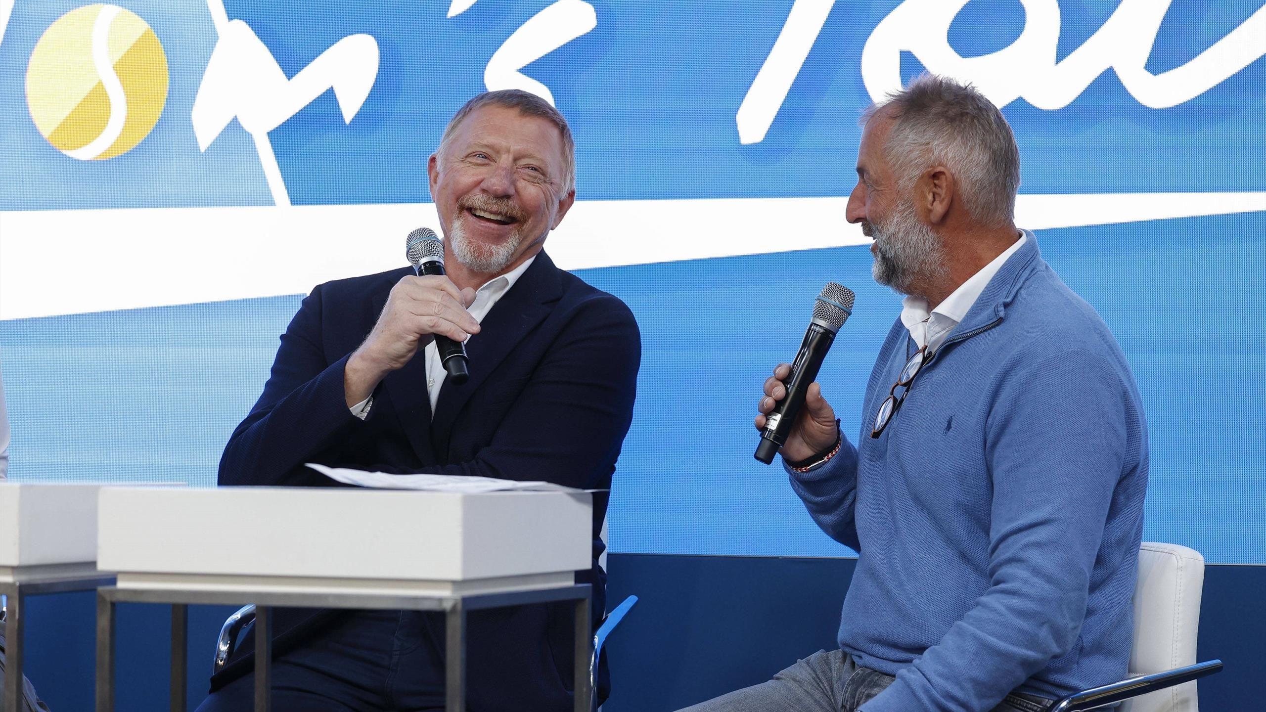 Boris Becker scherzt mit Thomas Muster: Das war meine schlimmste Niederlage - Eurosport