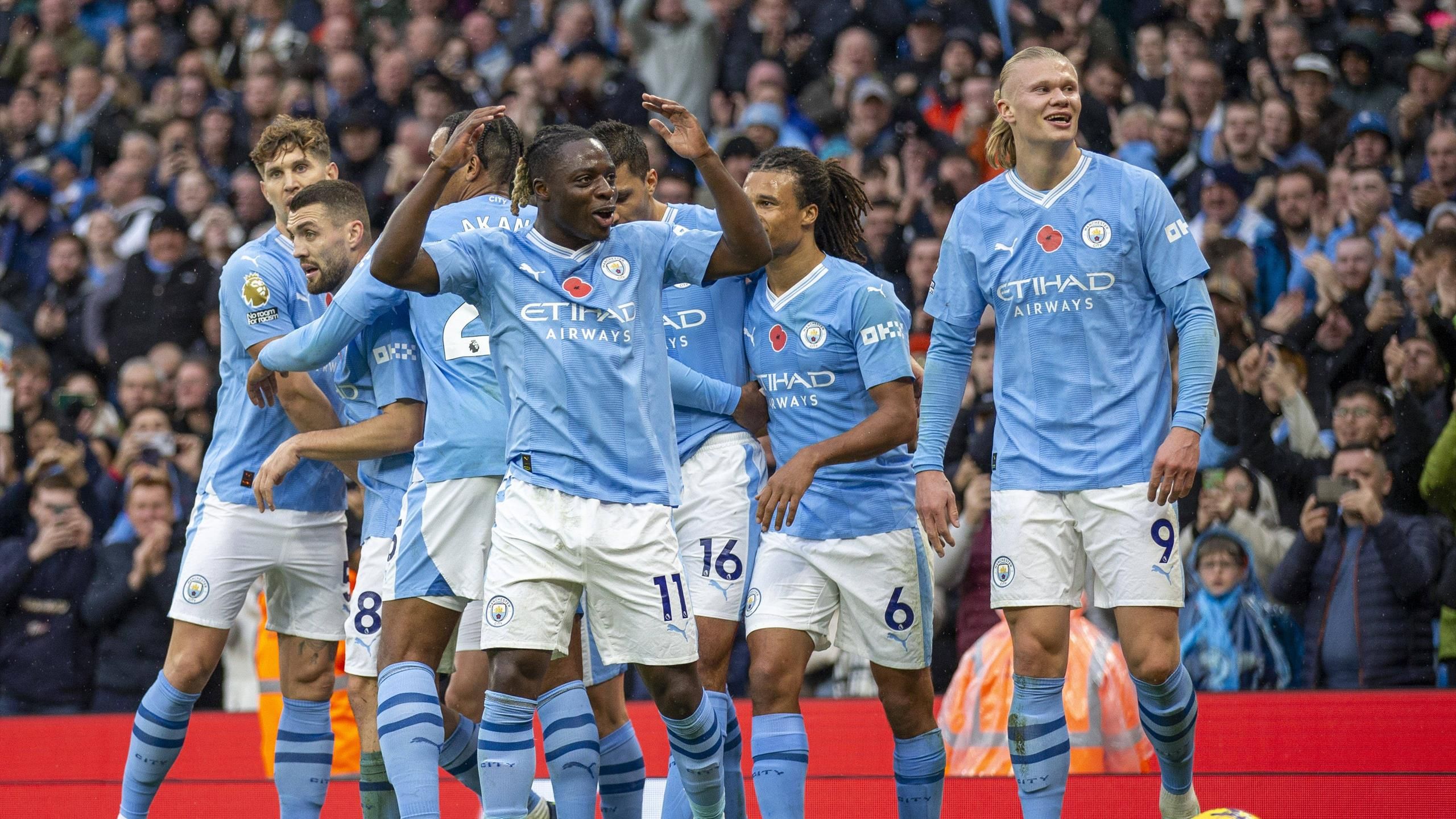 Manchester City : Jérémy Doku, juste phénoménal contre Bournemouth avec ...