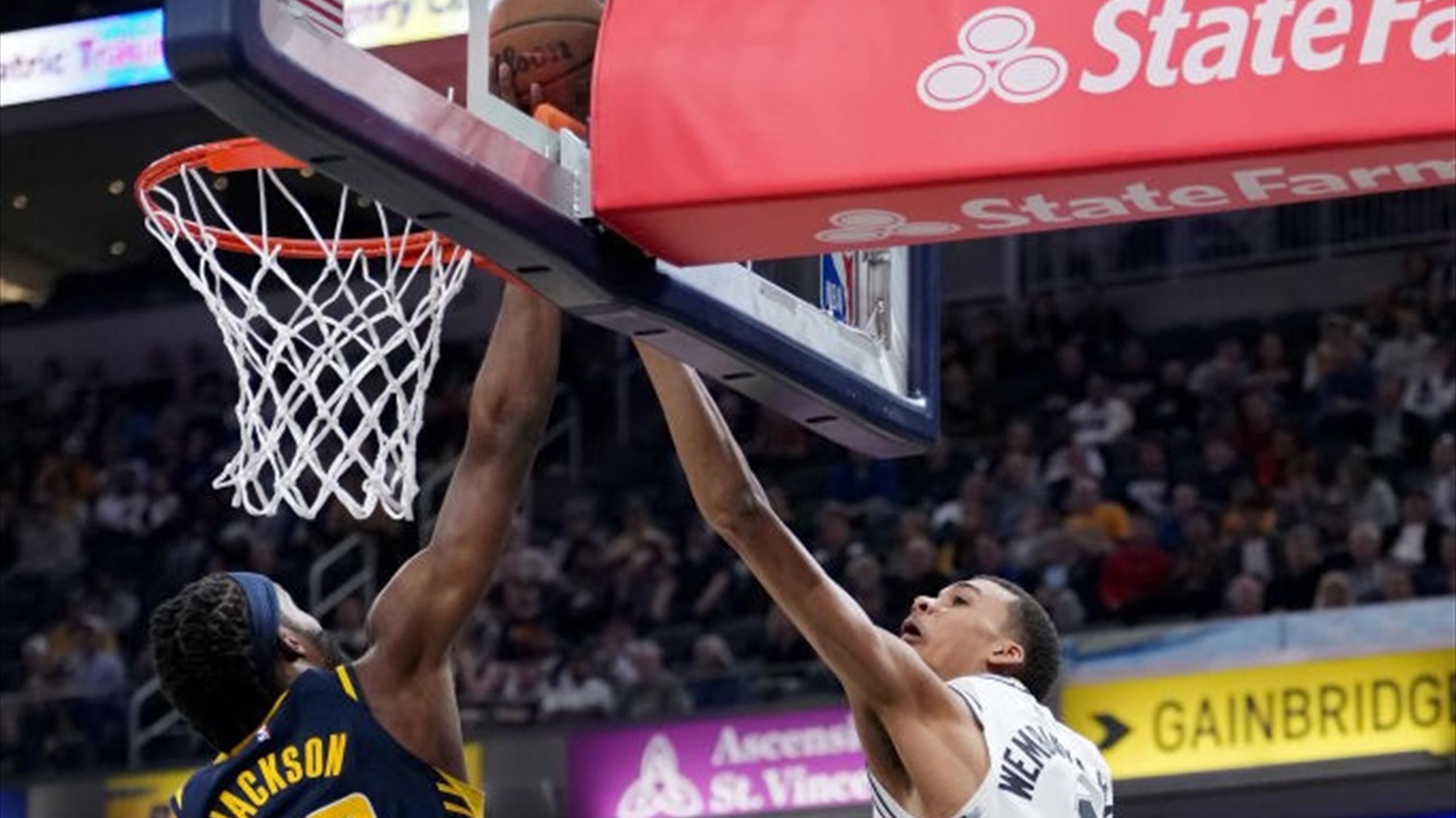 Lo mejor de la NBA: El taponazo al gigante Wembanyama y la asistencia ...