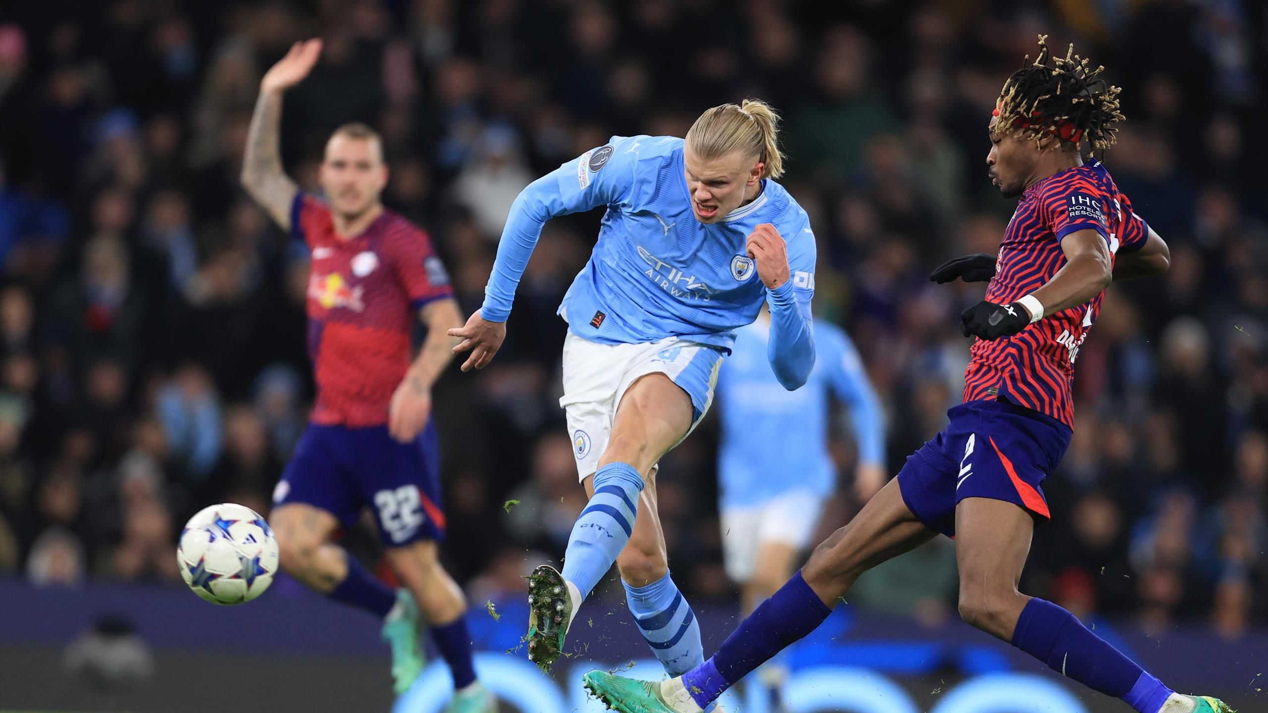 Rb Leipzig Verliert Bei Manchester City Trotz 2 0 Führung Doppelpack