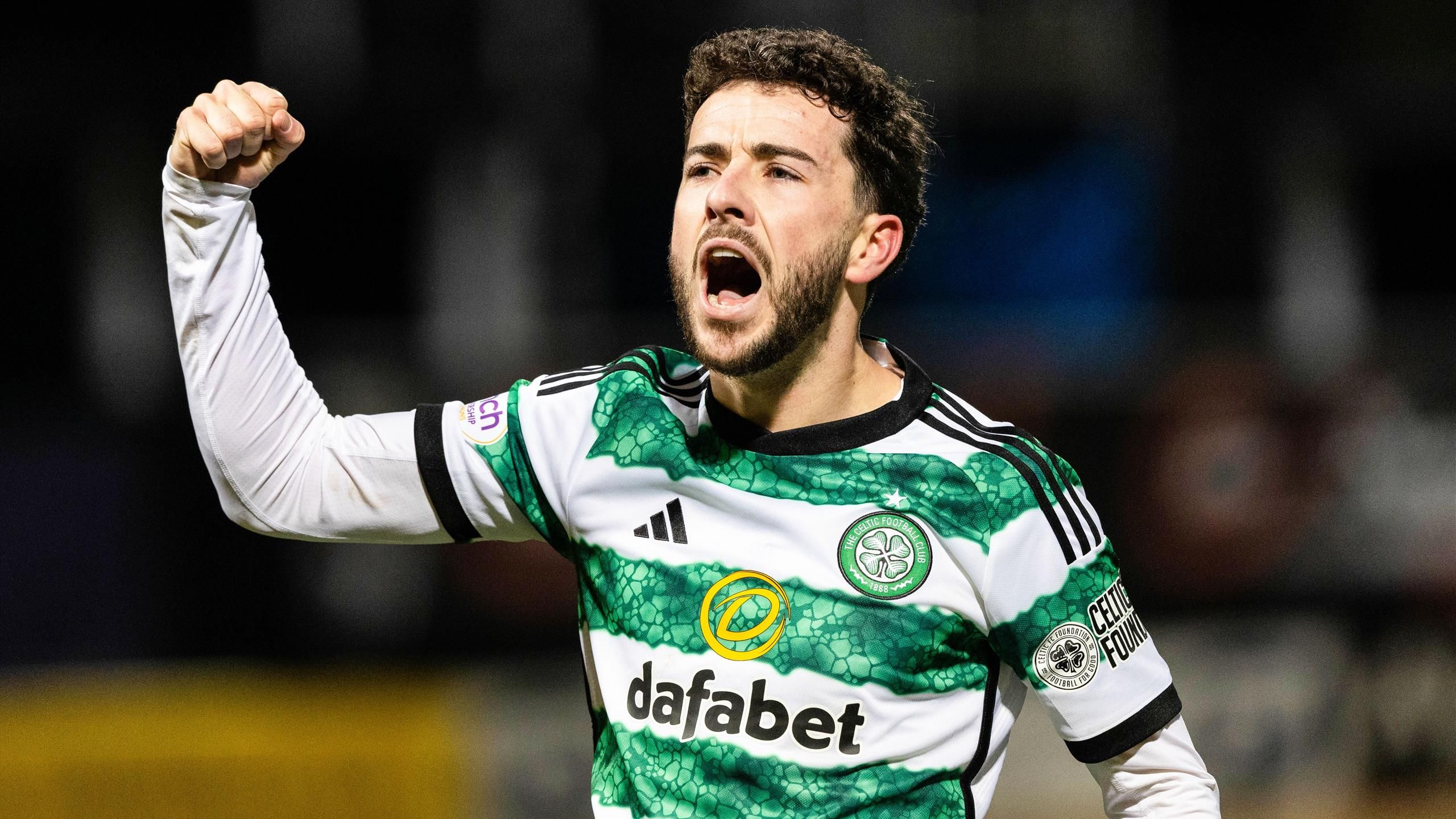 Celtic Glasgow nach Sieg im Old Firm gegen die Glasgow Rangers vor ...