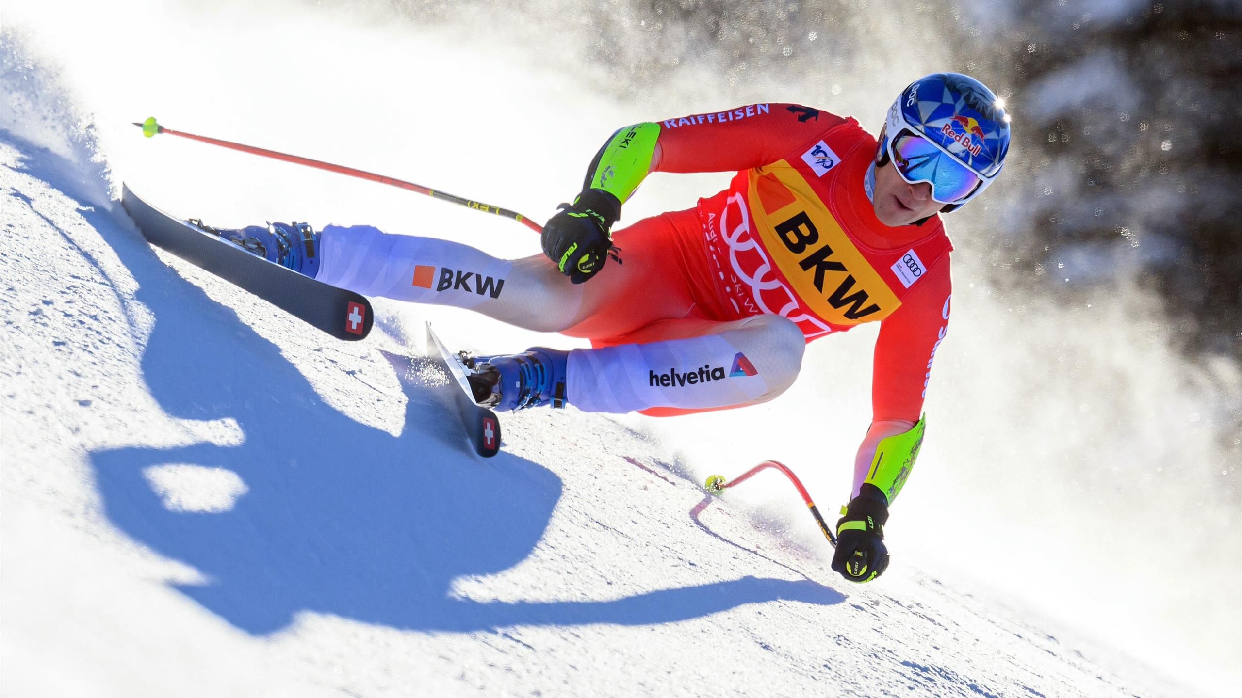 Wengen: Marco Odermatt muss sich im Super-G Cyprien Sarrazin geschlagen ...