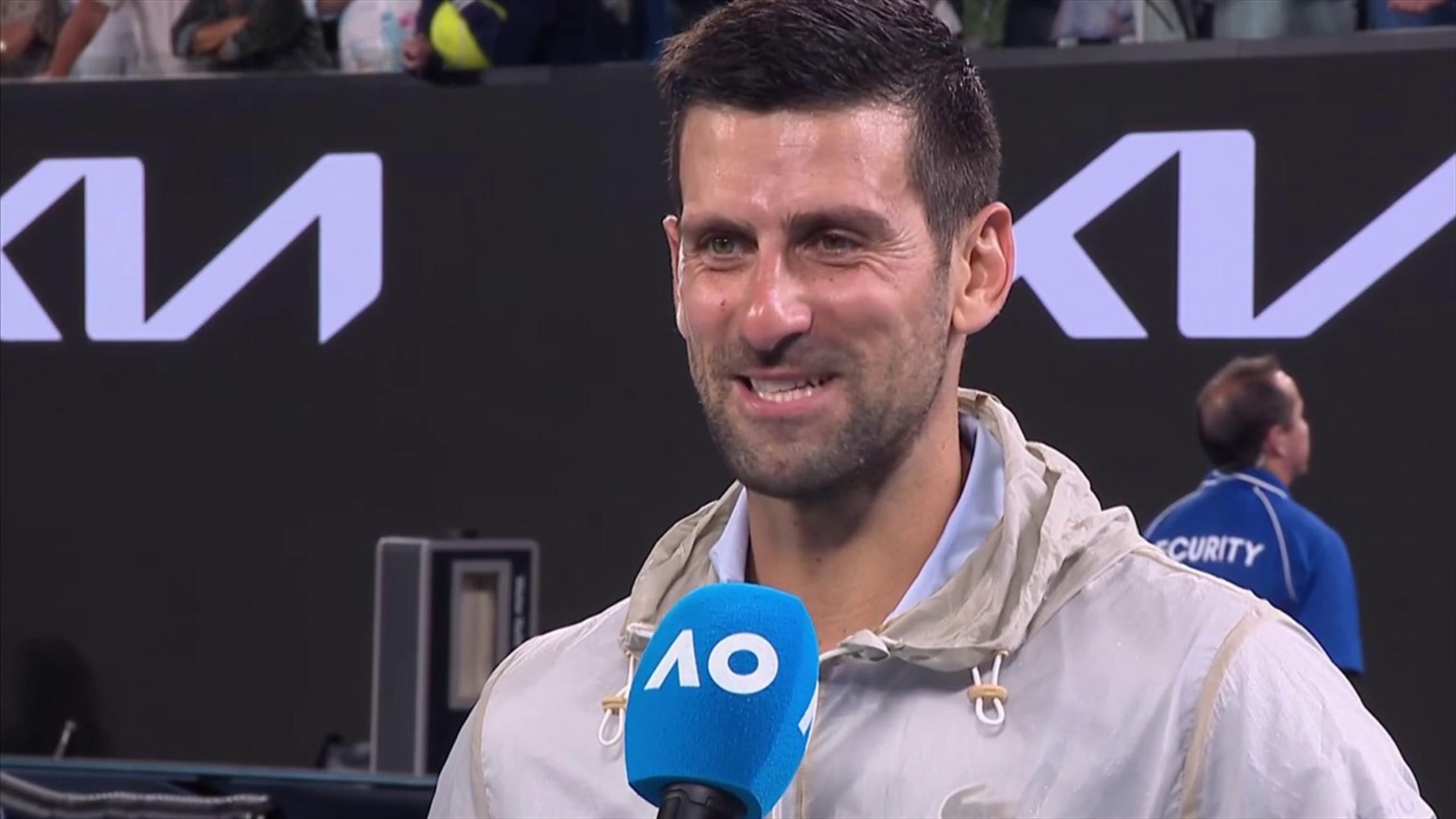 Australian Open 2024 - Novak Djokovic schwärmt von Dino Prizmic im On ...