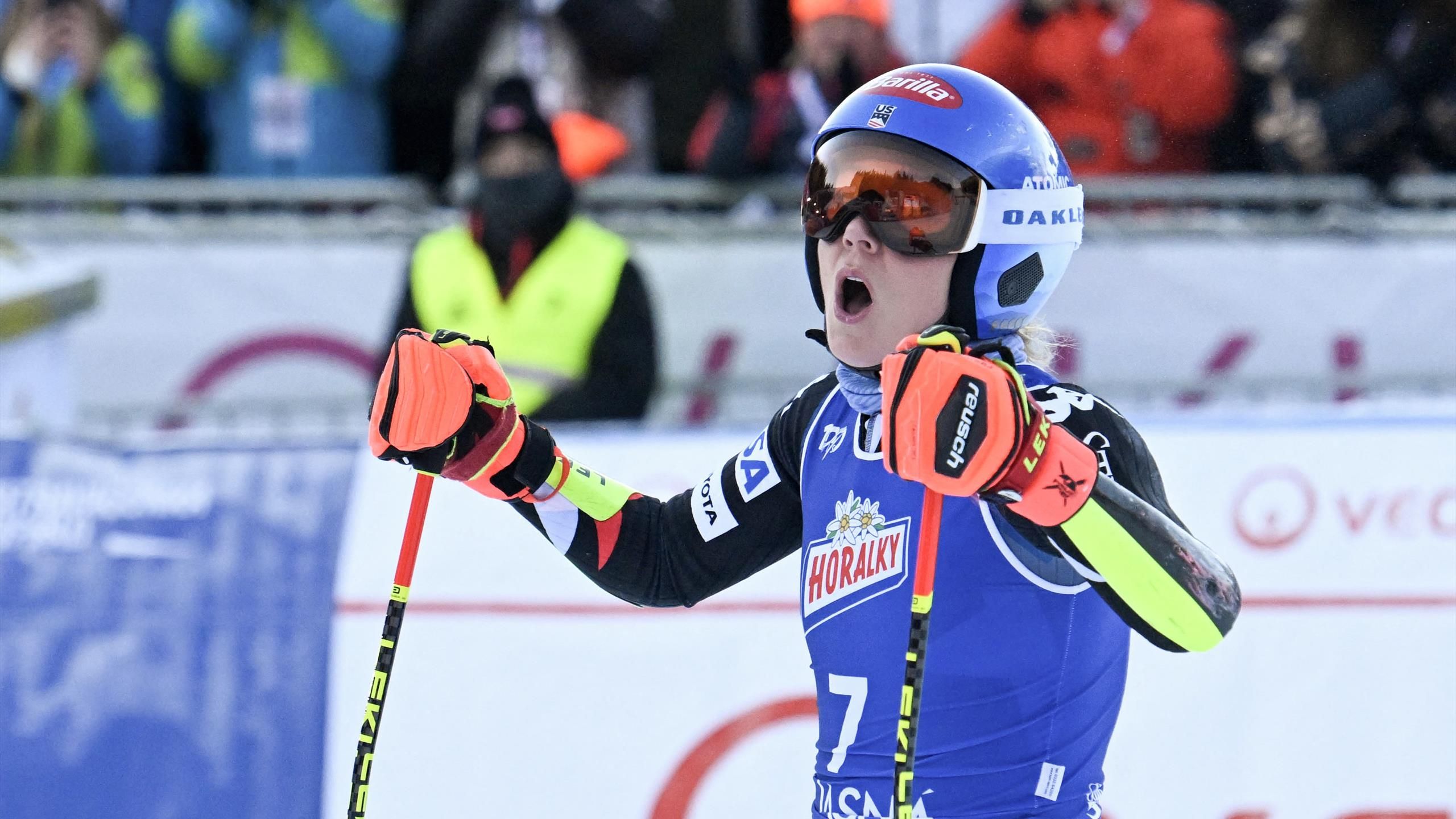 Jasna - Slalom: Mikaela Shiffrin gelingt Traumlauf im 1. Durchgang - US ...