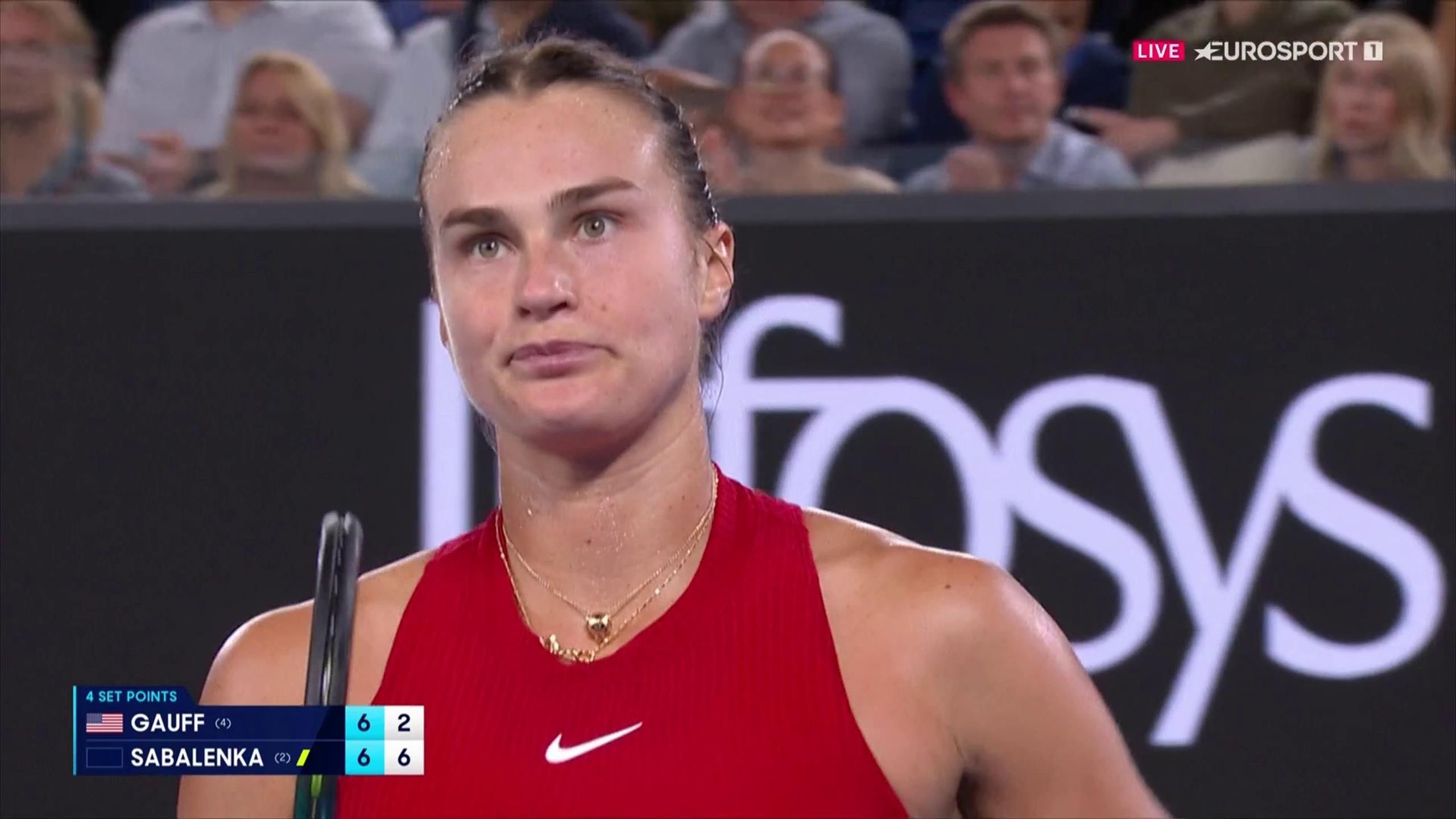 Open d'Australie | Trois coups gagnants pour finir le set : Sabalenka a fait parler sa puissance ...