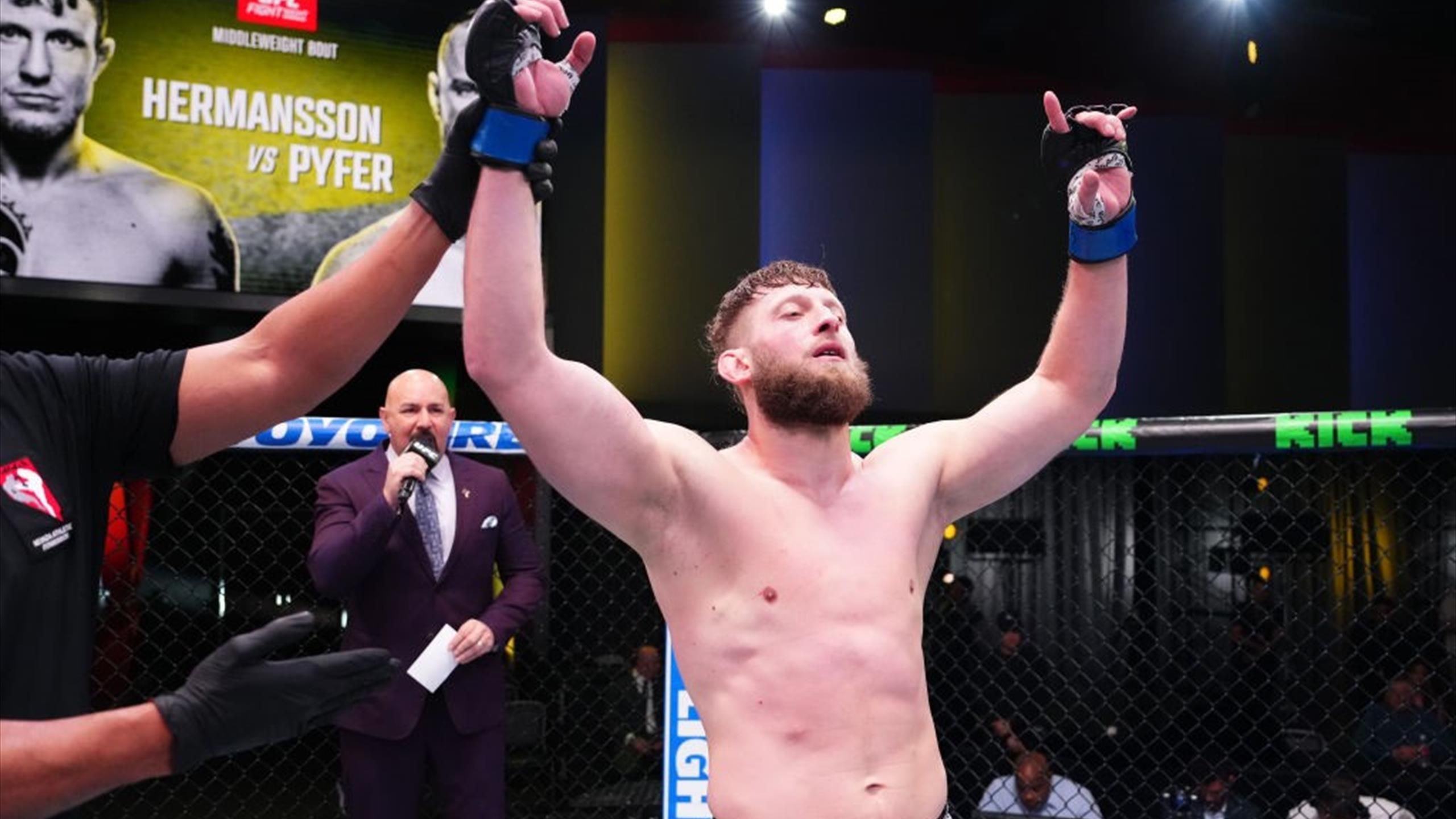 UFC Fight Night Vegas 86 | Prachnio se impone a Clark por decisión ...