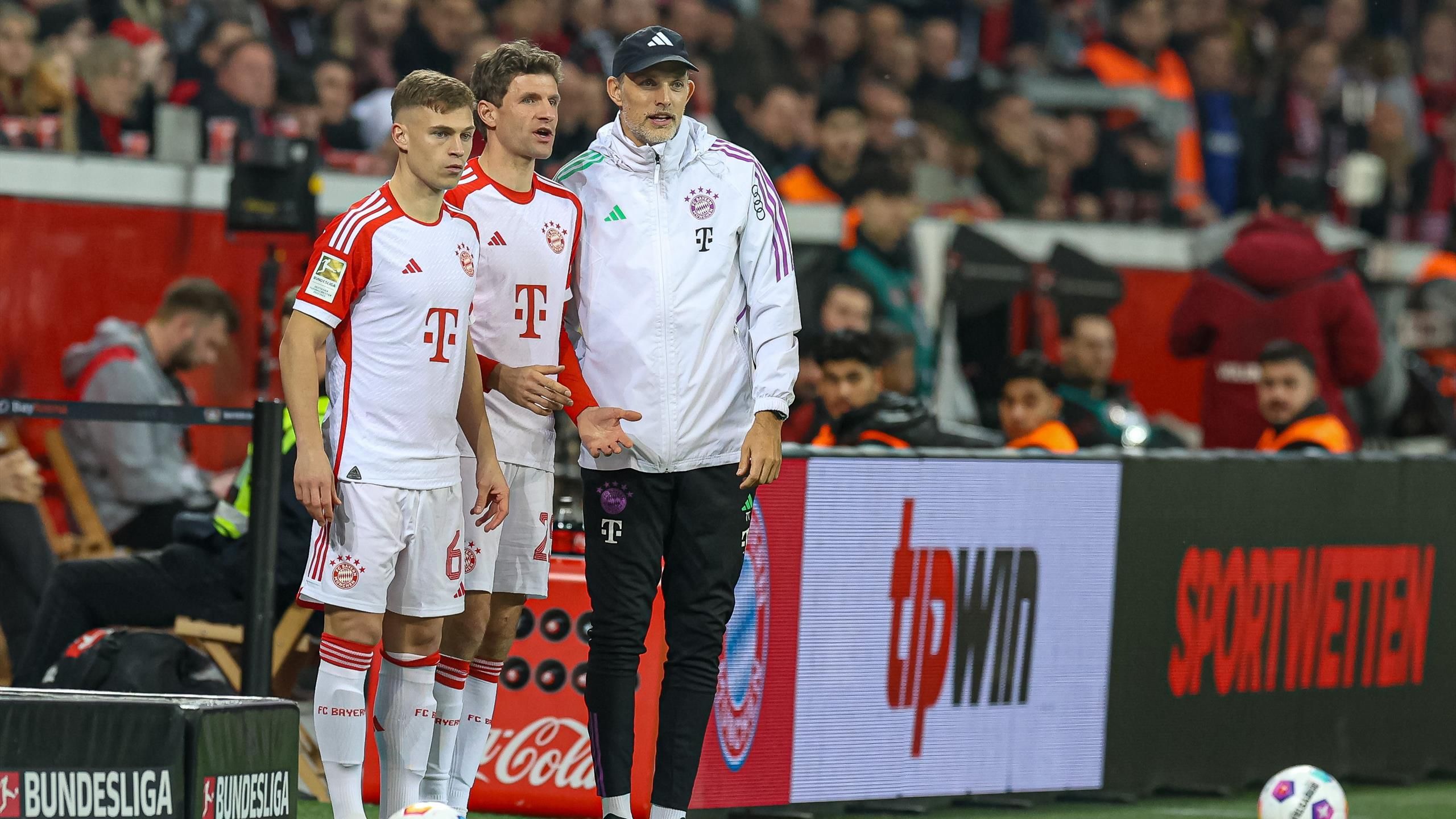 Lazio Rom gegen den FC Bayern: Thomas Müller und Joshua Kimmich im ...