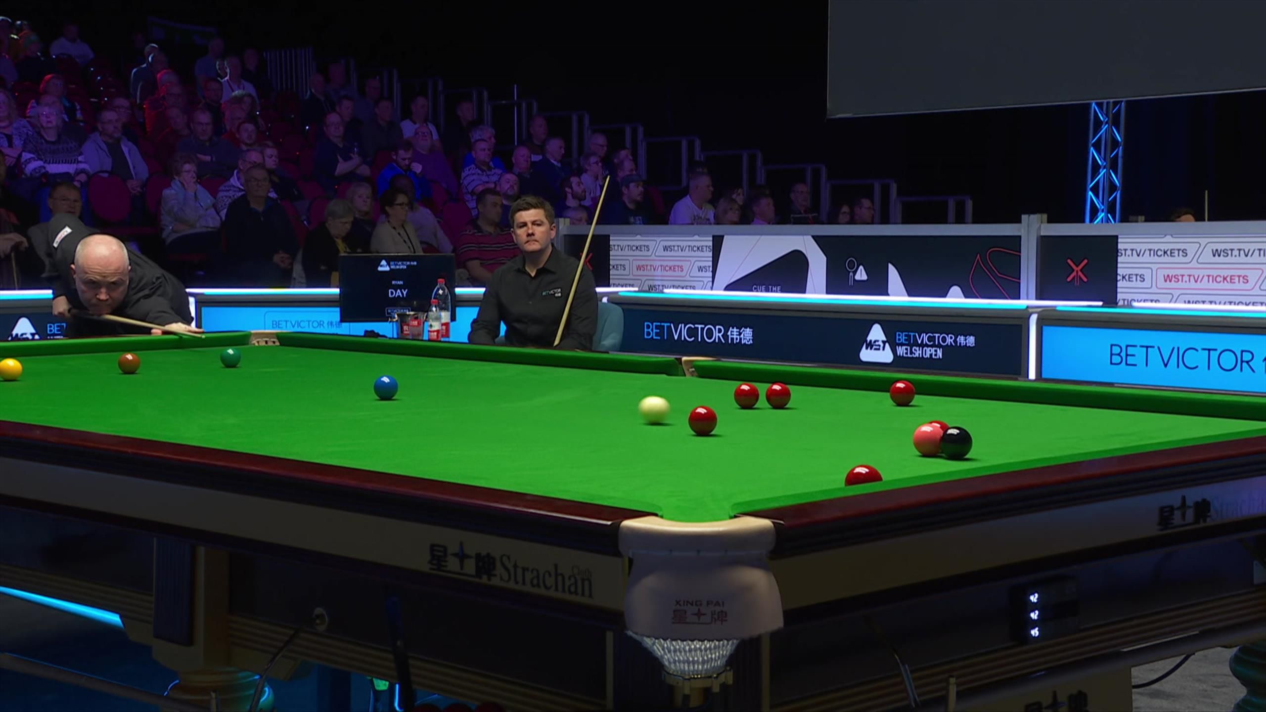 Welsh Open: John Higgins glänzt im vierten Frame gegen Ryan Day mit ...